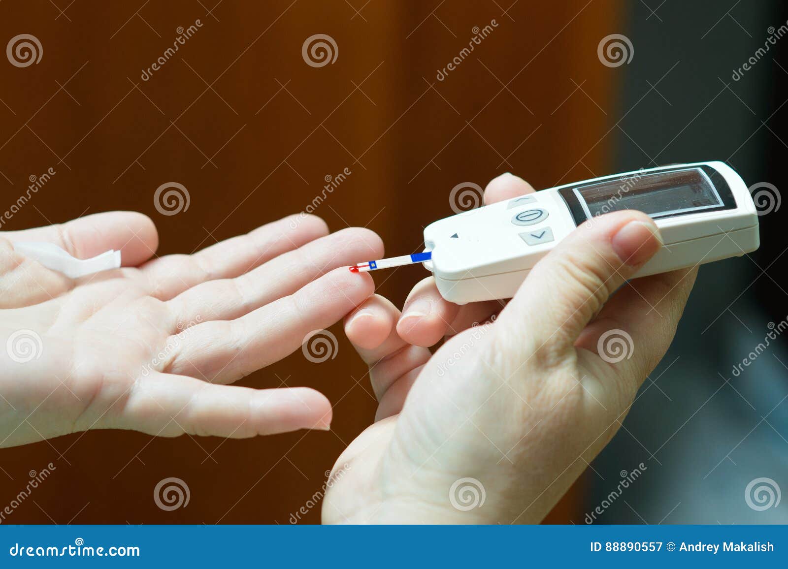 Blood sugar control device stock image. Image of analysis - 88890557