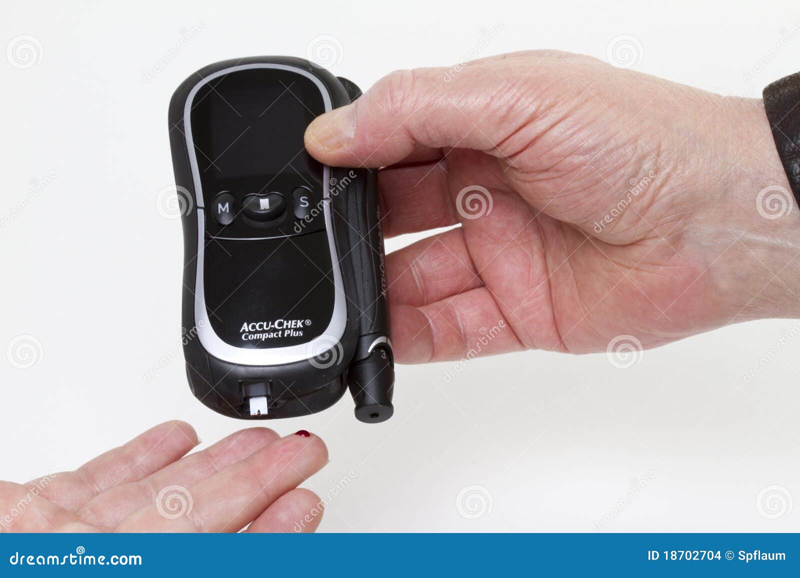 Blood Sugar Measuring Device Editorial Stock Image - Image of white ...