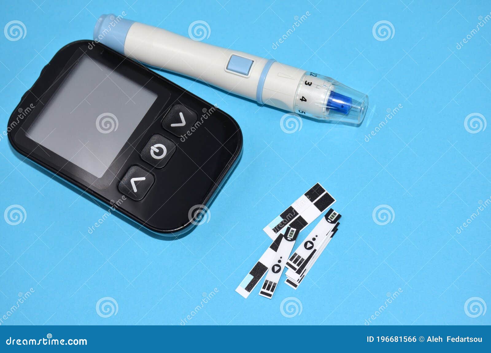 Blood Sugar Measuring Device. Stock Photo - Image of sugar, diabetes ...