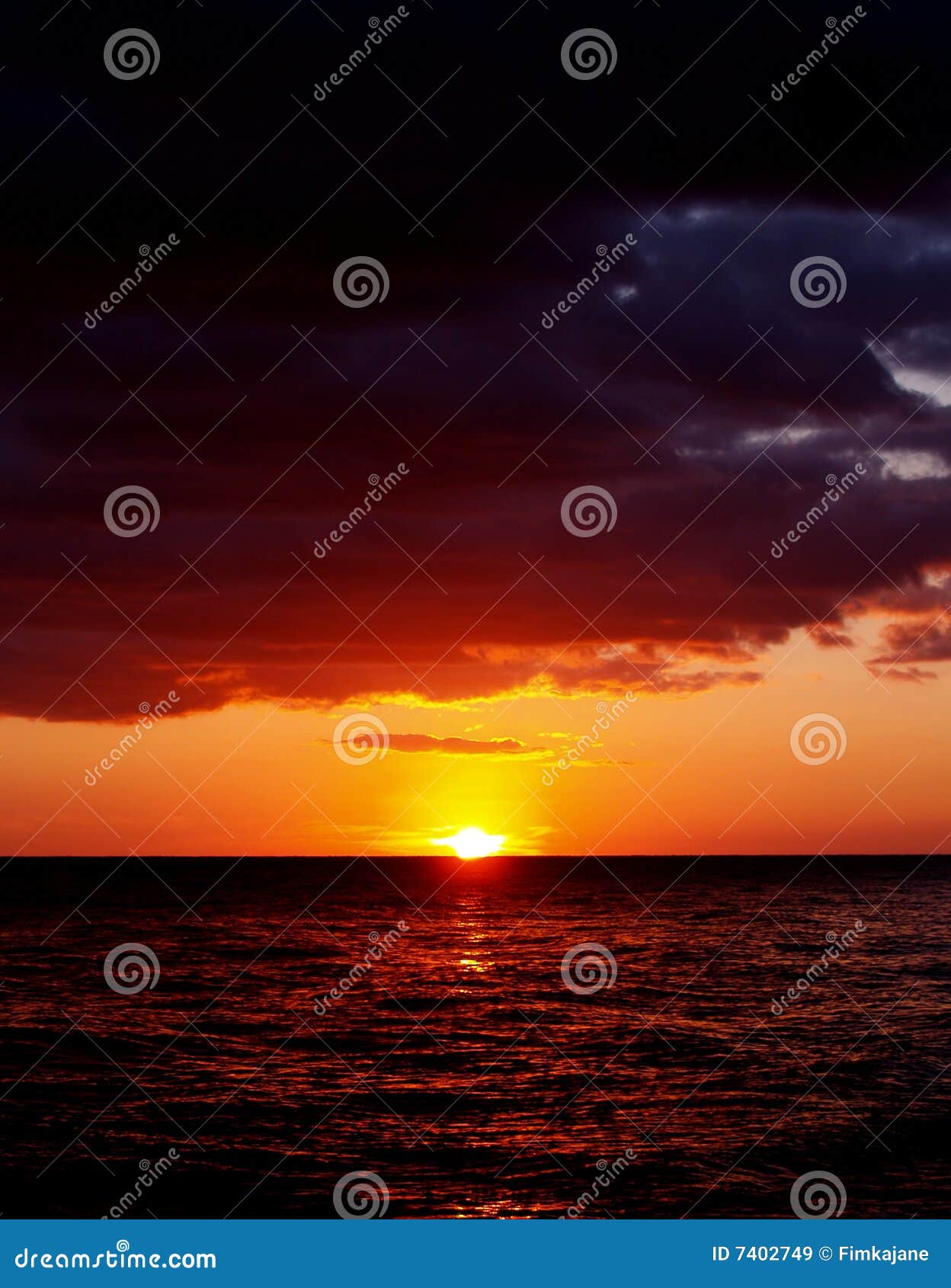 Blood sunset stock image. Image of reflaction, summer - 7402749