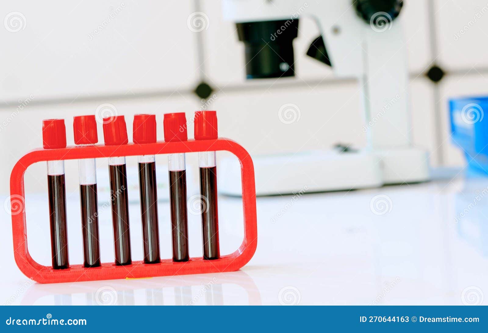 Blood Test for Hormones and Microelements in a Biochemical Laboratory ...