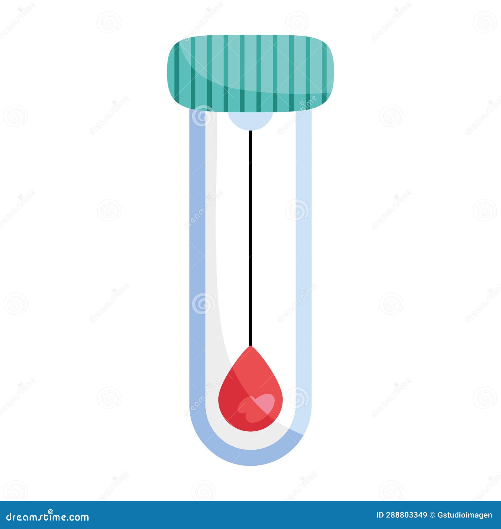 Blood test illustration stock vector. Illustration of pharmacy - 288803349
