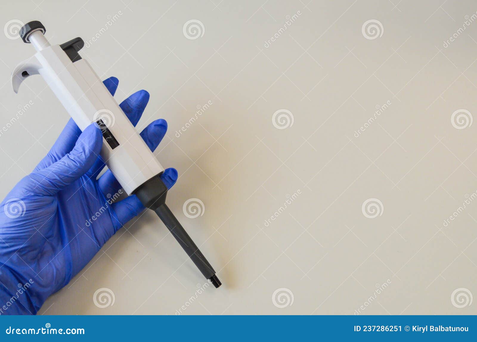 Blood Test in the Laboratory. Laboratory Assistant Working with the ...