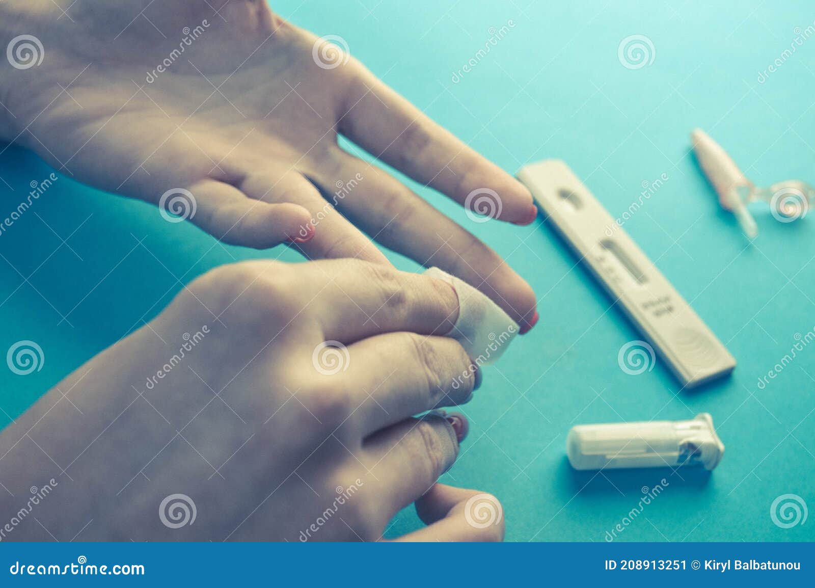 Blood Test in the Laboratory. Fingerstick Testing and Sampling ...