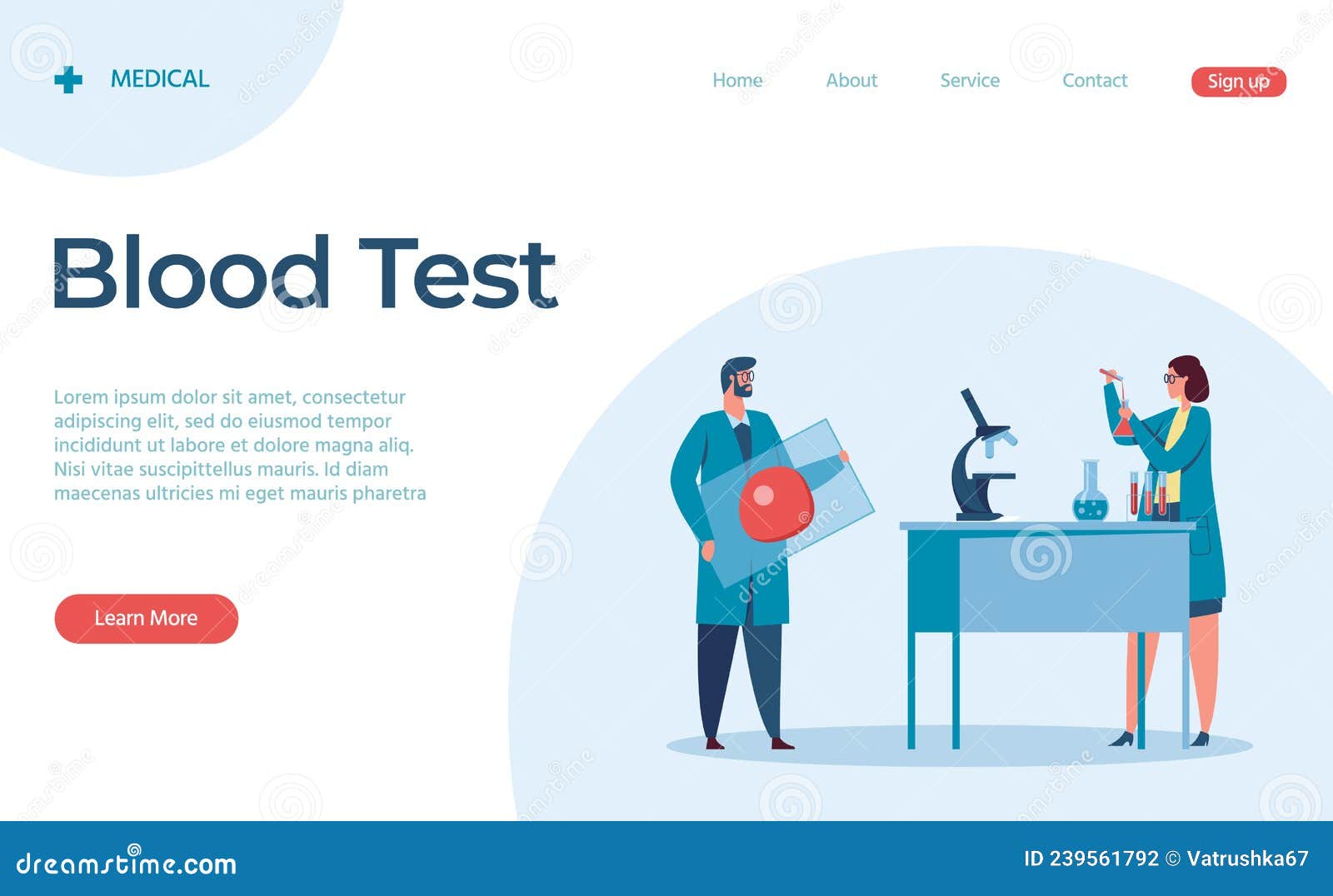 HIV Test. Laboratory Tube With Blood. AiDs, Immunodeficiency Royalty ...