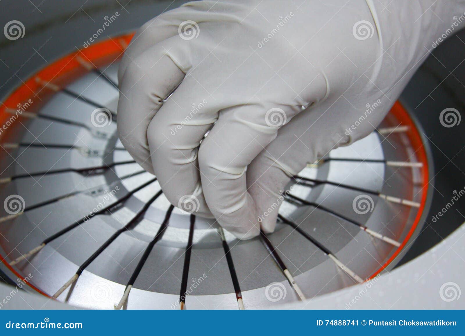 Blood test stock image. Image of virus, laboratory, machine - 74888741