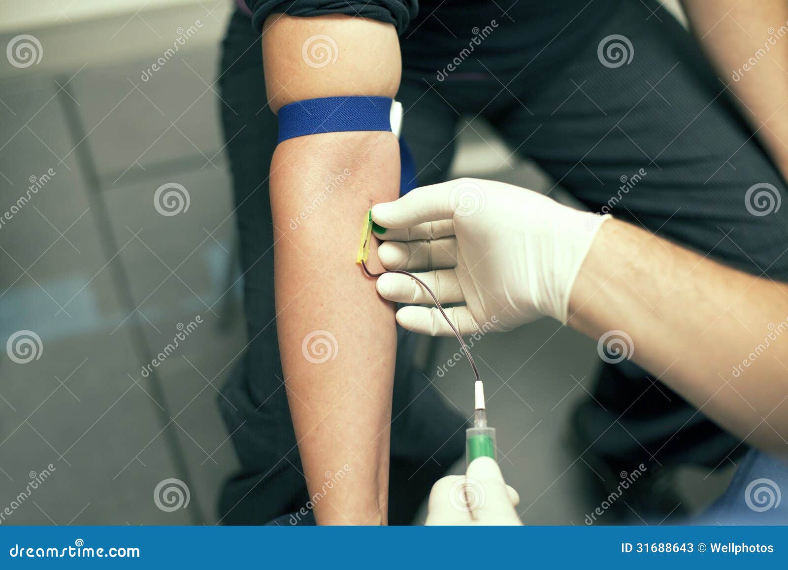 Blood test stock image. Image of protective, worker, taking - 31688643