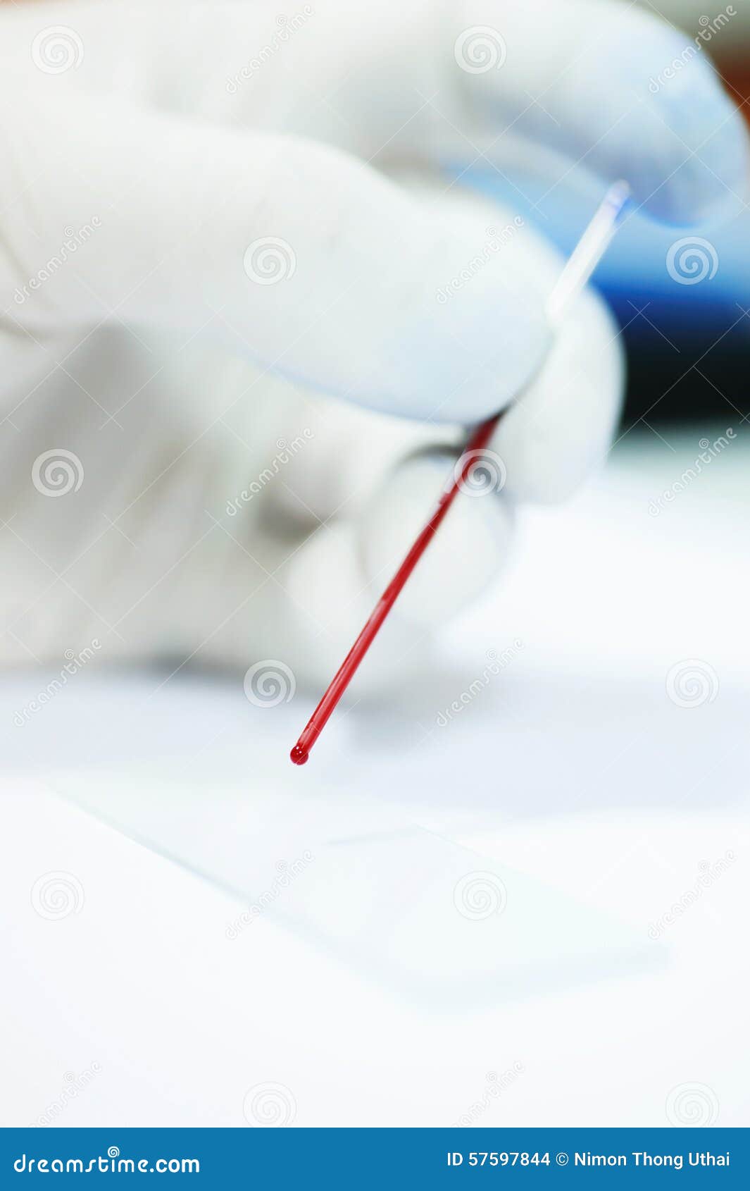 Blood Testing in Laboratory Stock Photo - Image of background, glass ...