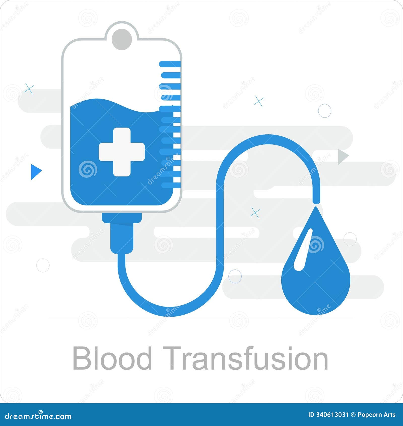 Blood Transfusion stock illustration. Illustration of care - 340613031