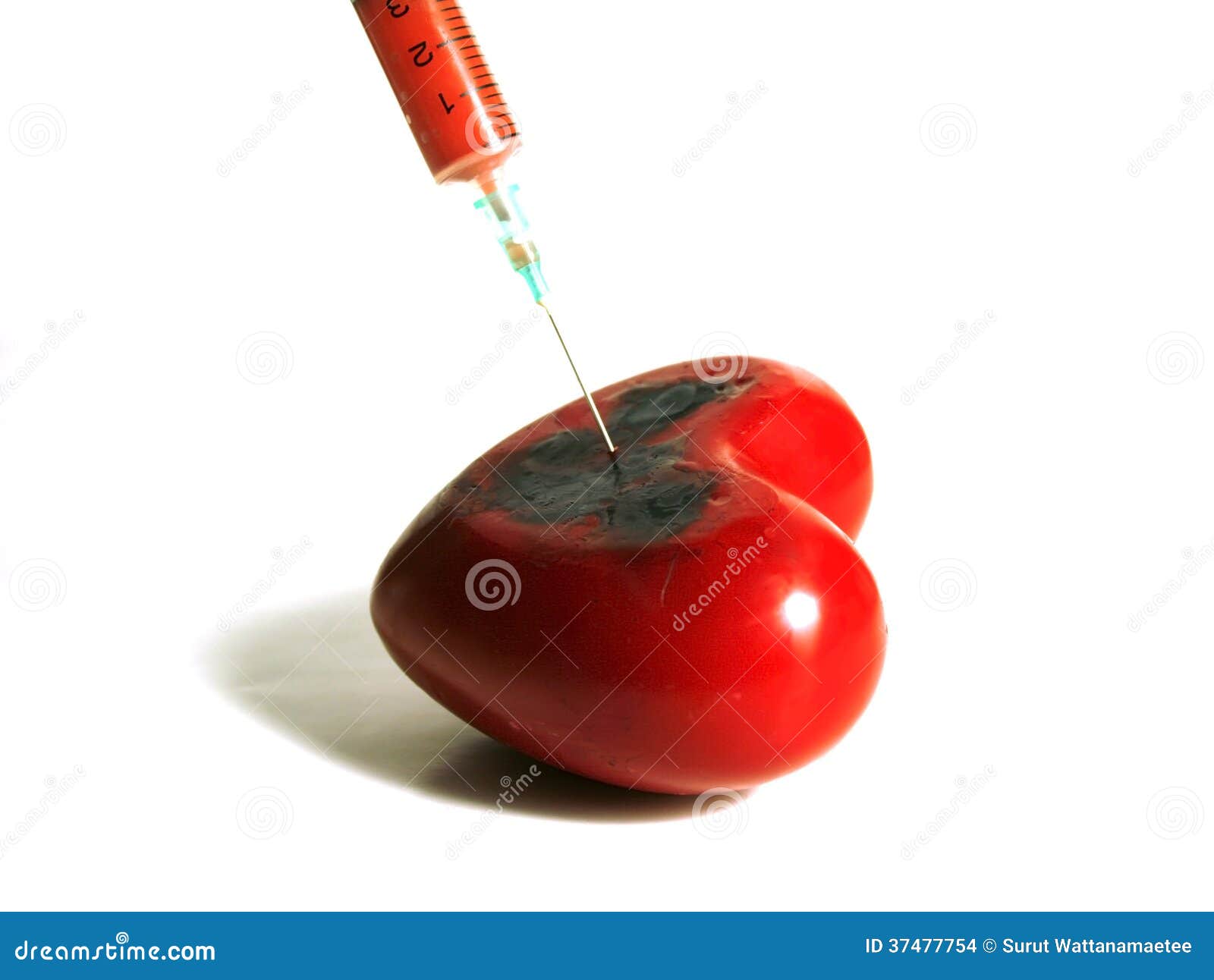 Blood Transfusion Flowing To Illness Heart Stock Photo - Image of heart ...