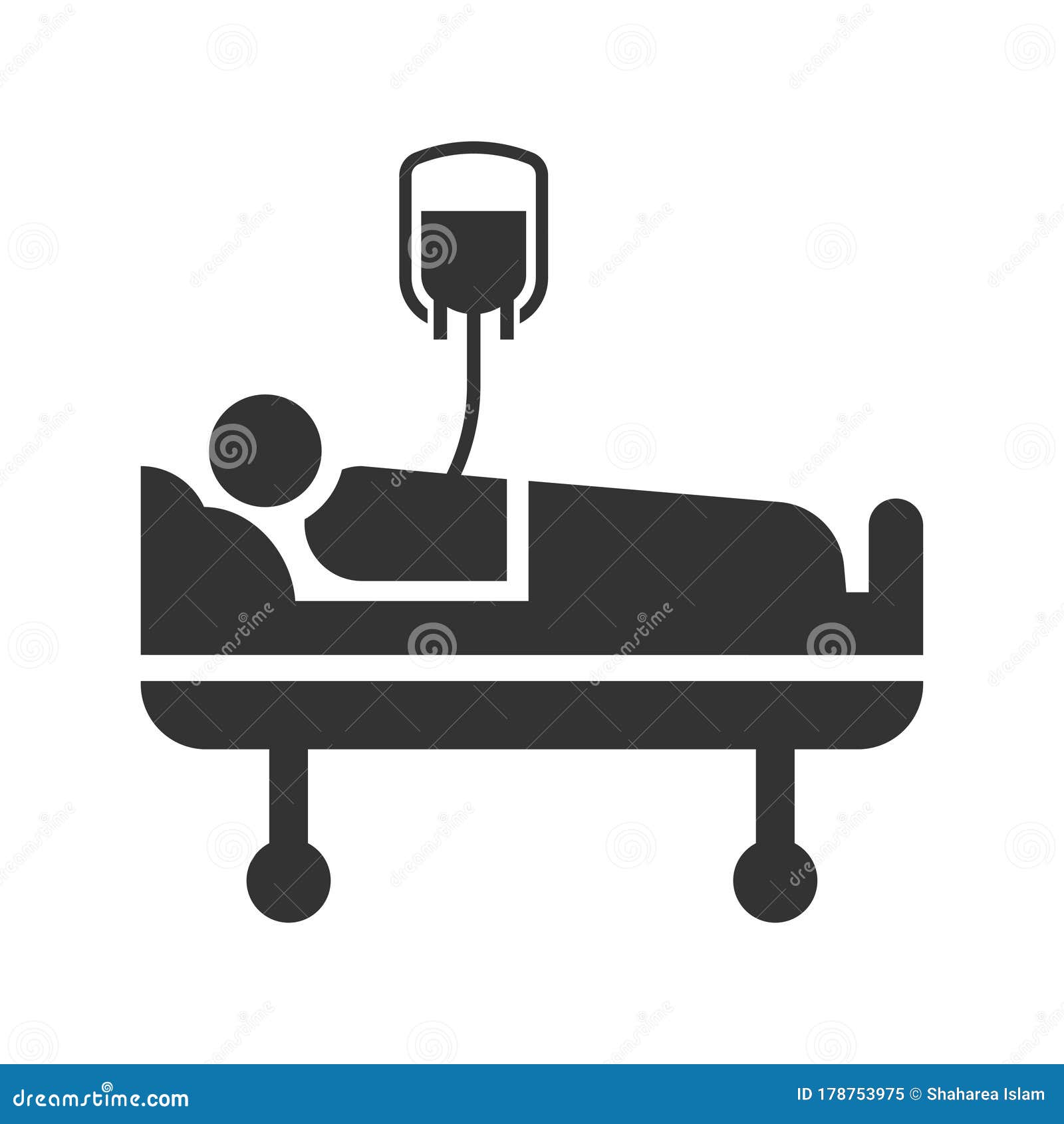 Blood Transfusion Icon stock vector. Illustration of treatment - 178753975