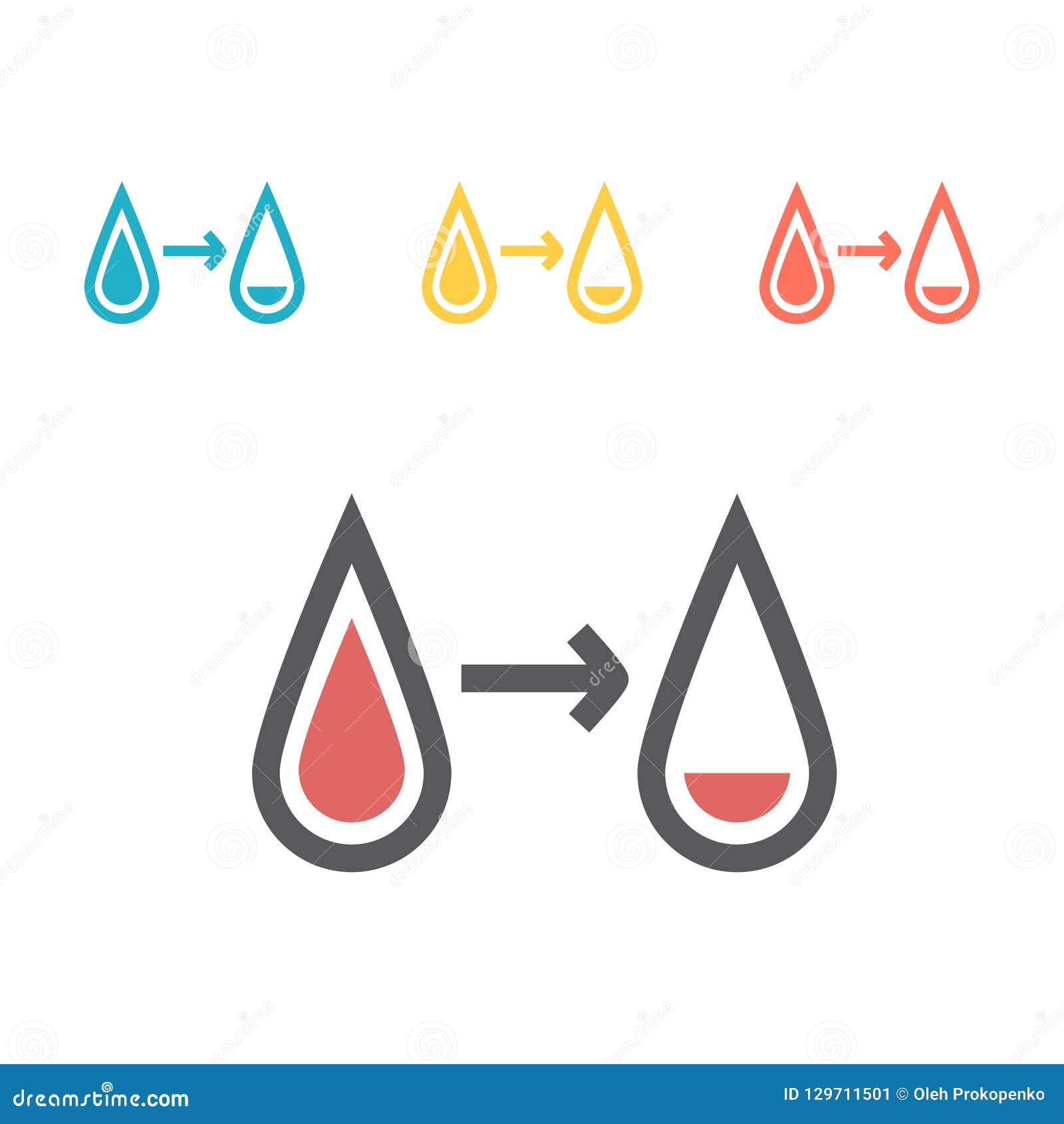 Blood Transfusion Line Icon. Vector Sign for Web Graphic. Stock Vector ...