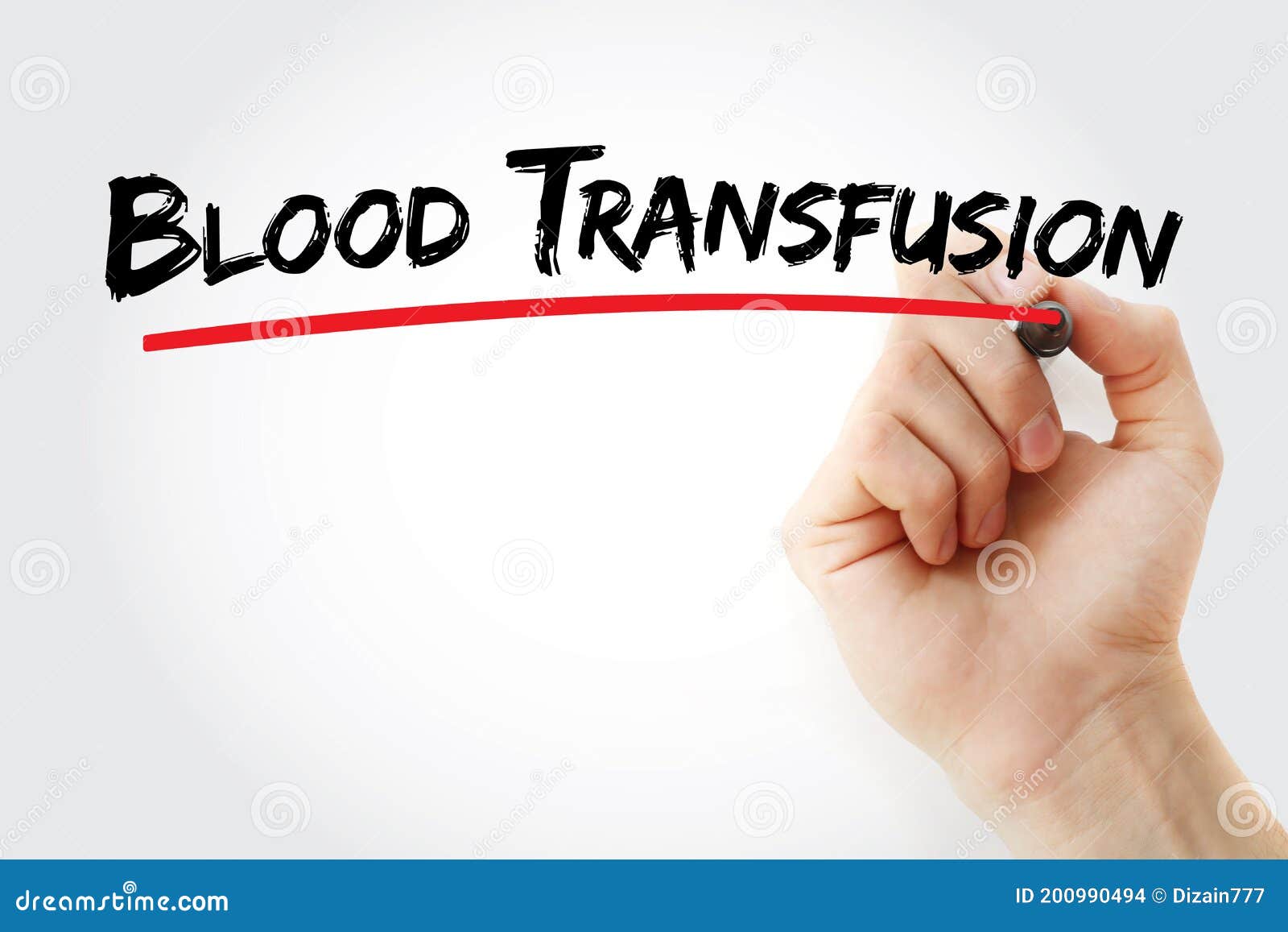 Blood Transfusion Text with Marker Stock Photo - Image of receiving ...