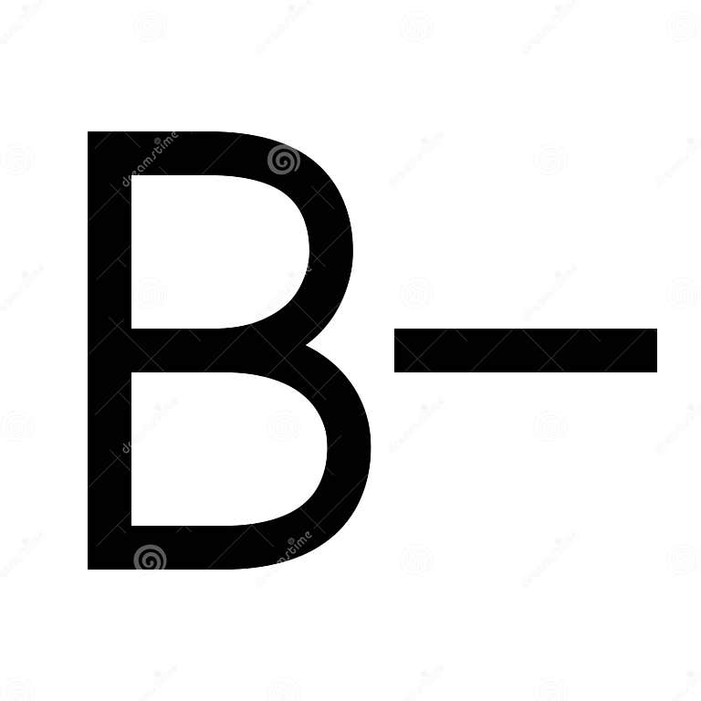 Blood type B negative stock photo. Illustration of cartoon - 230880464