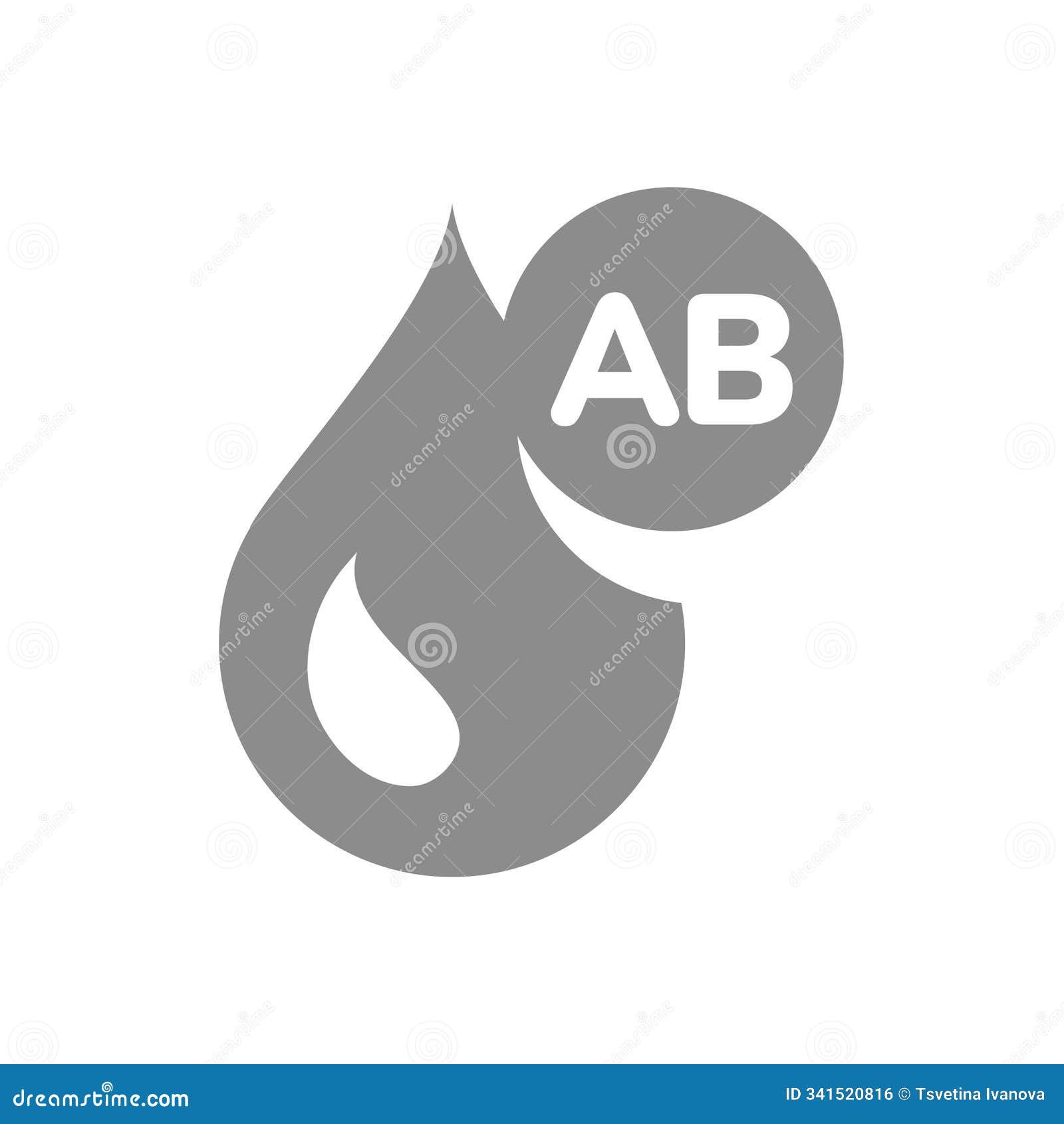 Blood type vector icon stock illustration. Illustration of care - 341520816