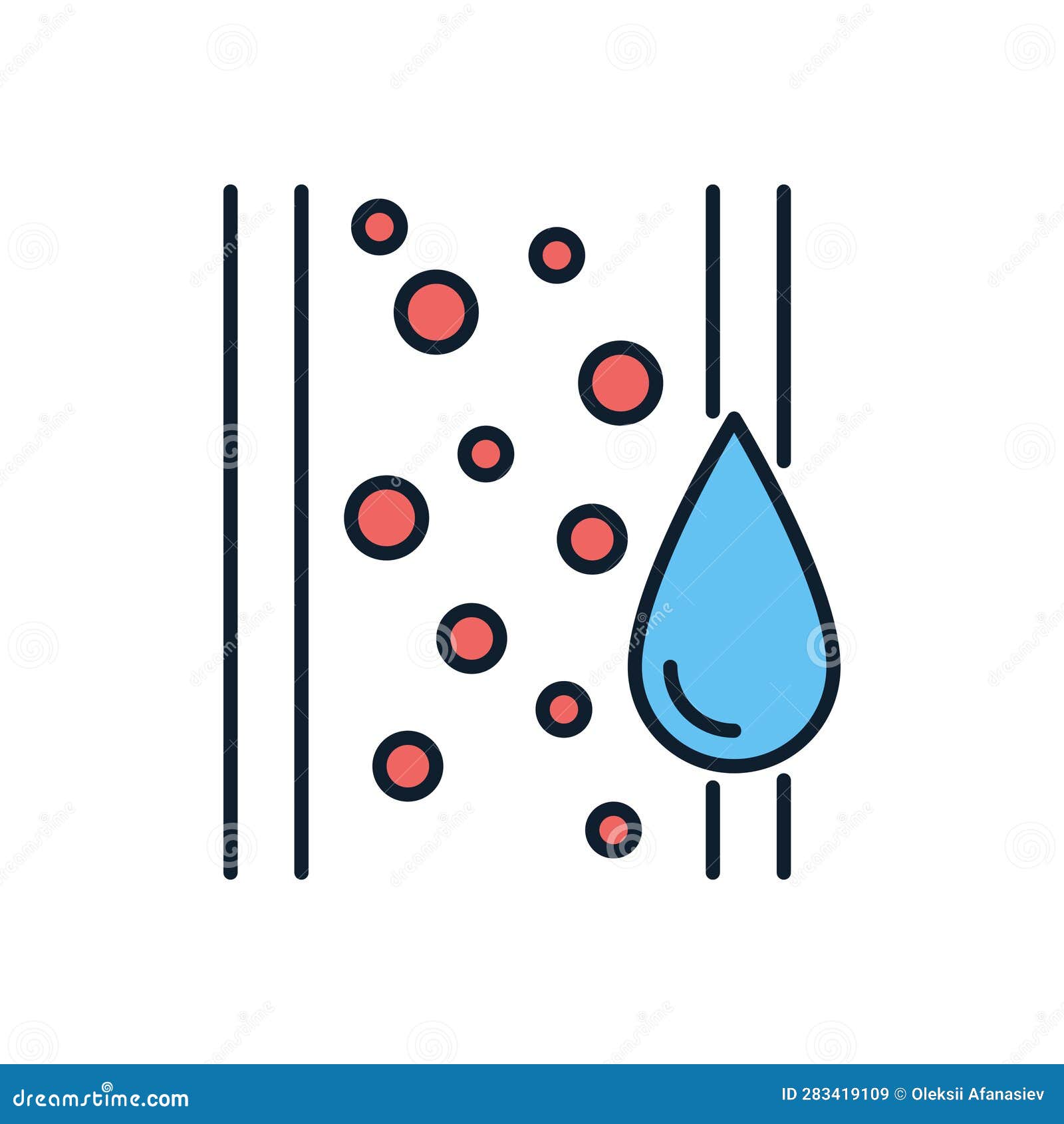 Blood Vessel Vector Icons stock vector. Illustration of flow - 283419109