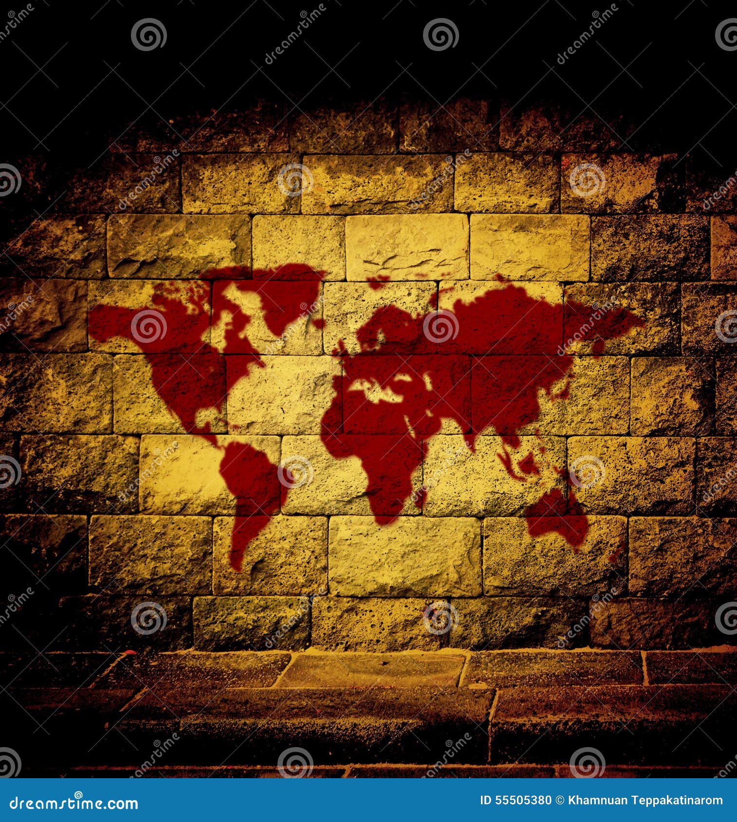 Blood World Map Royalty-Free Stock Photography | CartoonDealer.com ...