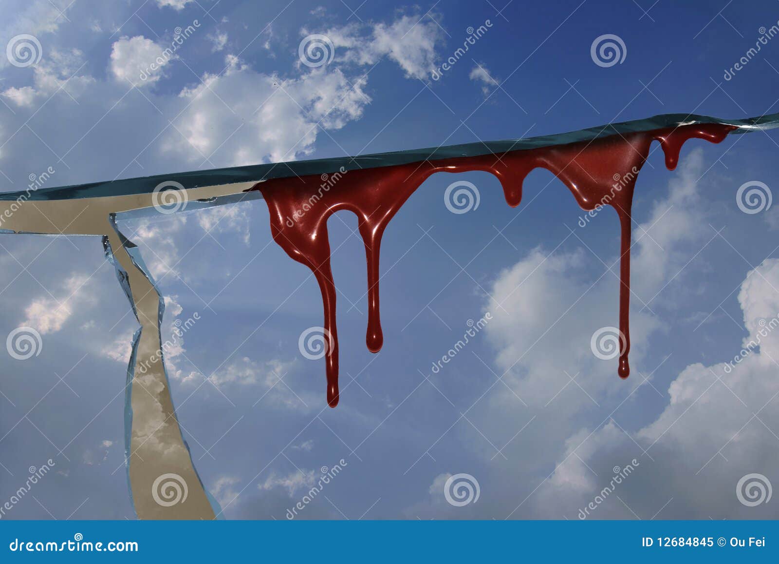 Blooding sky stock image. Image of blooding, scars, nature - 12684845