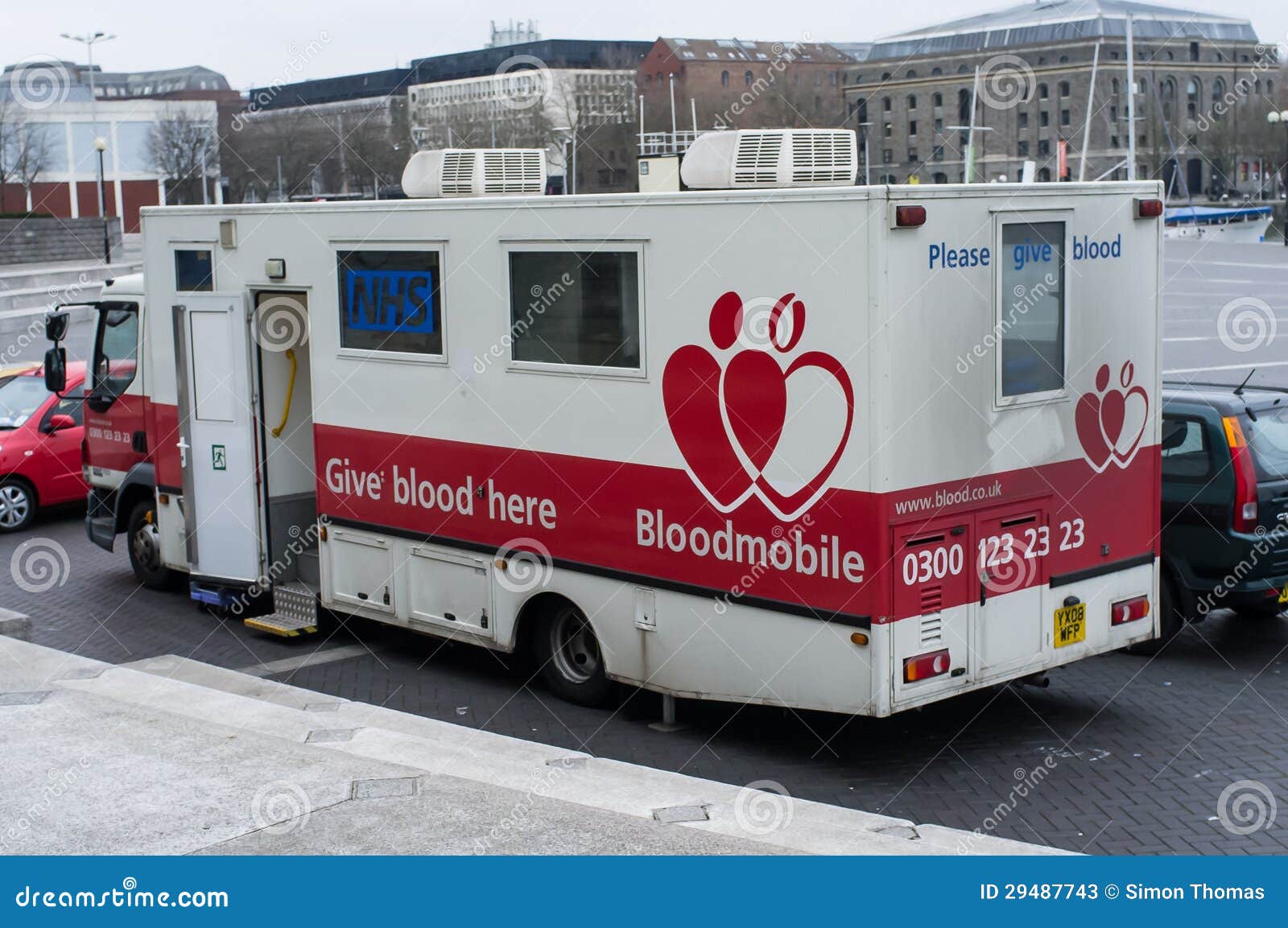Bloodmobile editorial stock photo. Image of national - 29487743