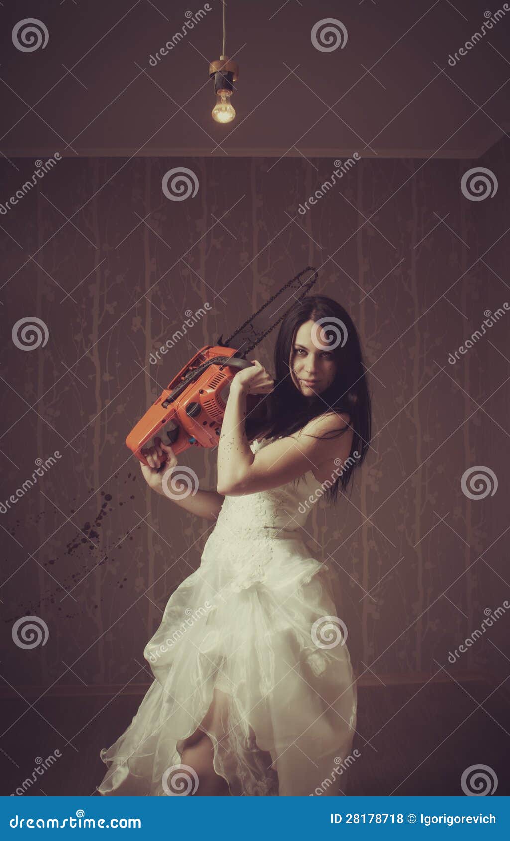 Bloody bride stock photo. Image of blood, halloween, bloody - 28178718