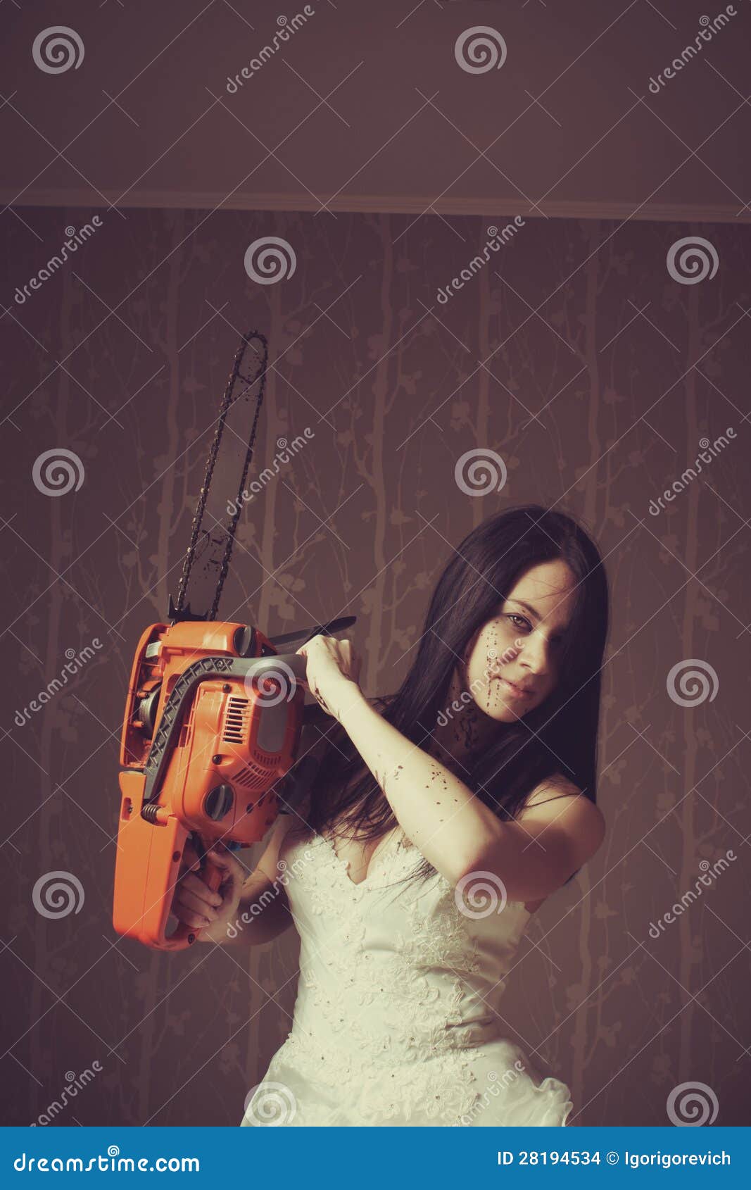 Bloody bride stock photo. Image of killing, madness, beauty - 28194534
