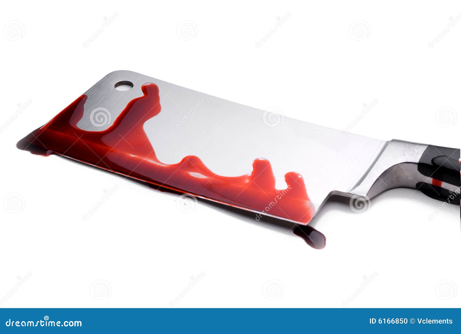 Bloody Butchers Knife stock photo. Image of blood, tool - 6166850