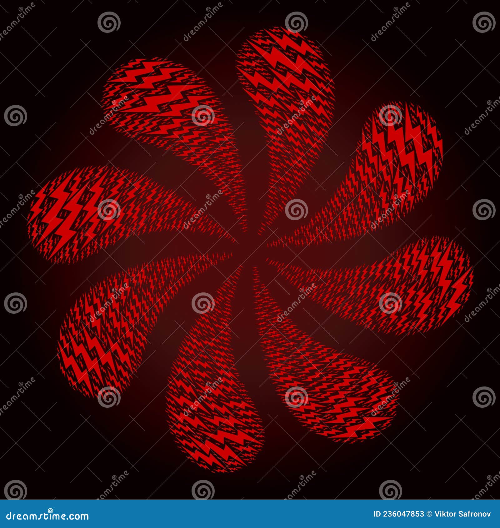 Bloody Electrical Bolt Icon Curl Turbine Stock Vector - Illustration of ...