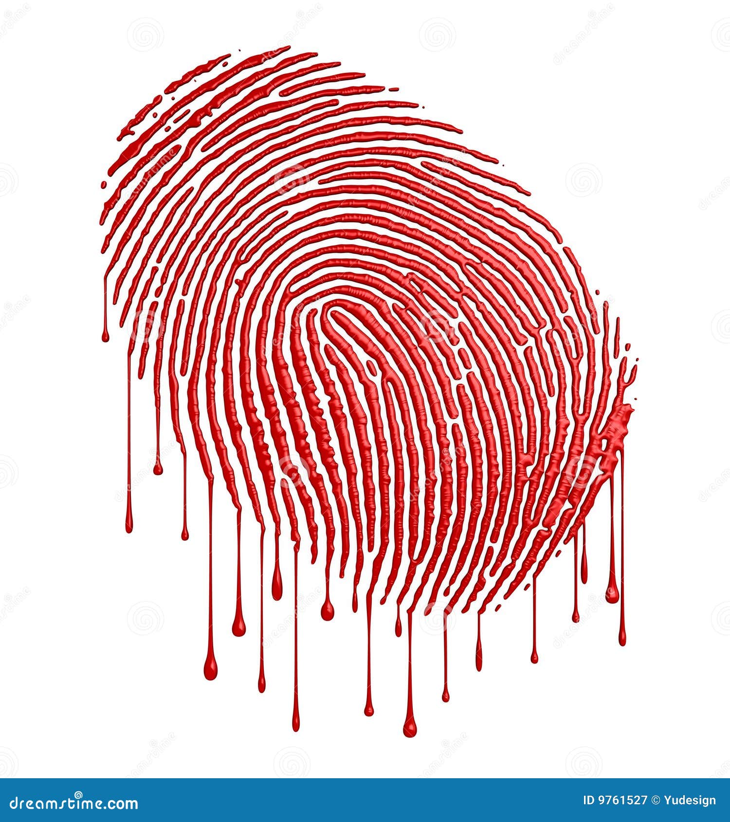 Bloody fingerprint stock illustration. Illustration of guilty - 9761527