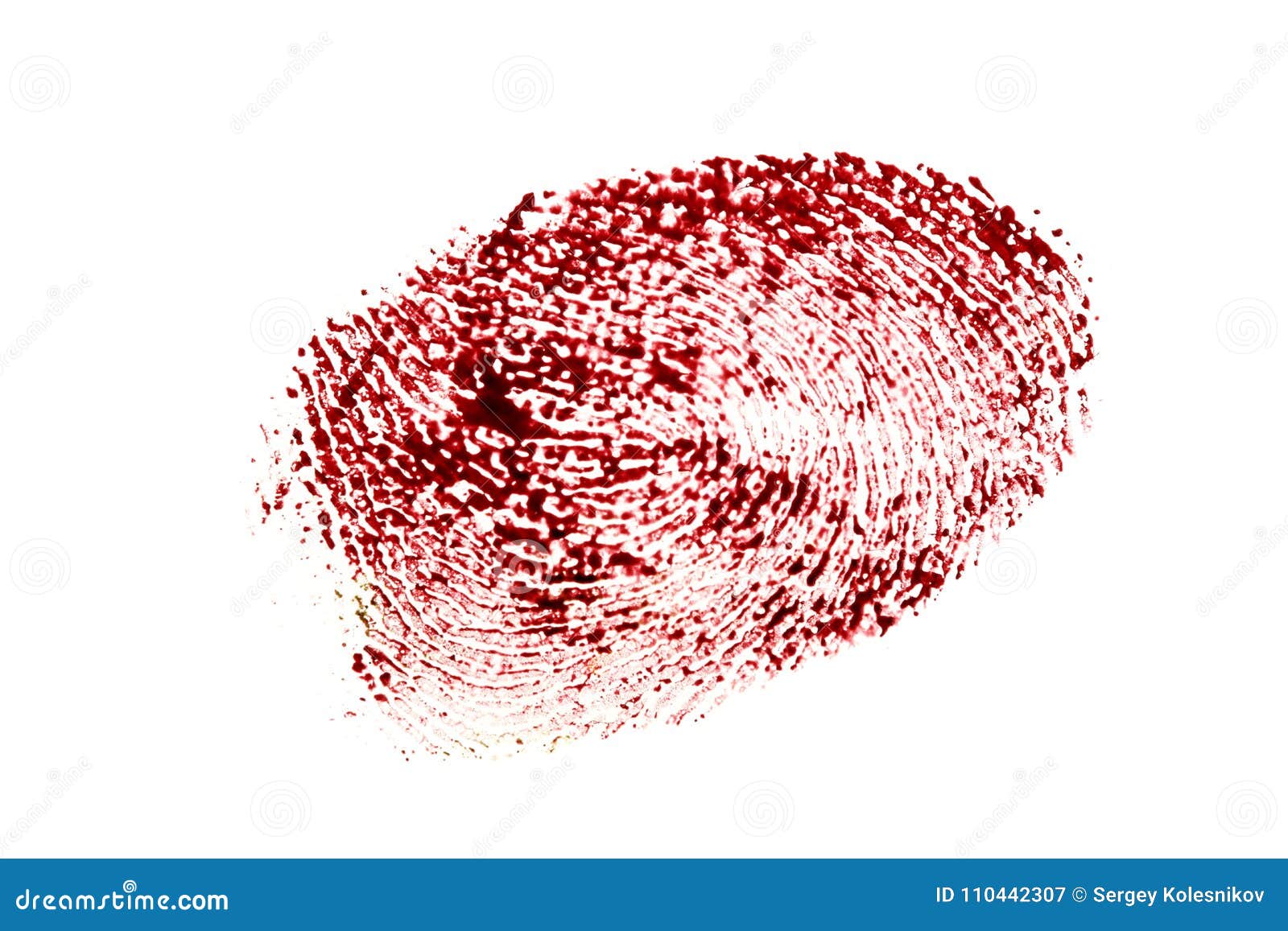 Bloody Fingerprint As Evidence In Forensic Crime Investigation Royalty ...