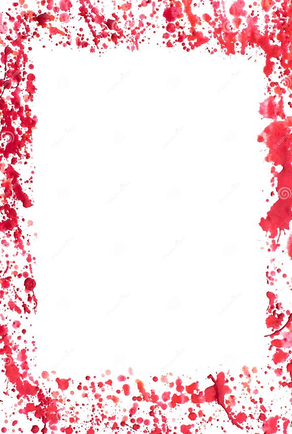 Bloody frame stock photo. Image of gouache, spill, frame - 3968014