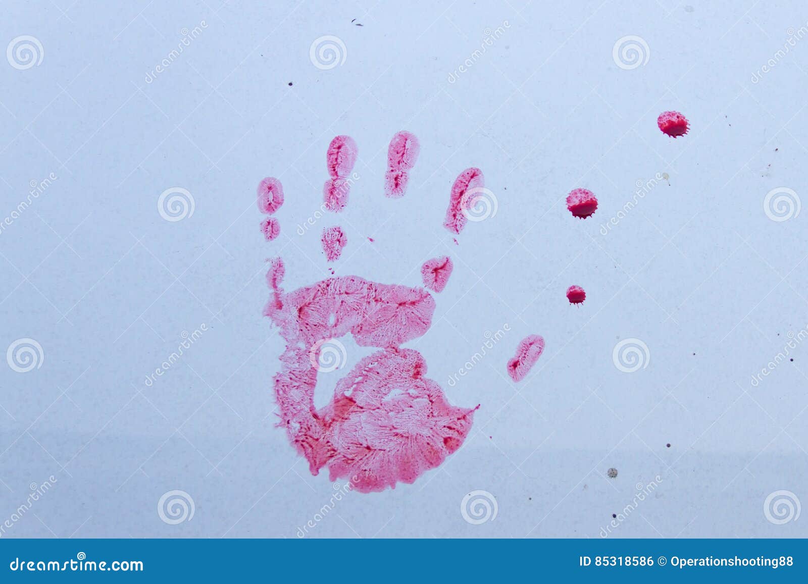 Bloody handprint stock photo. Image of hand, blot, bloodstained - 85318586