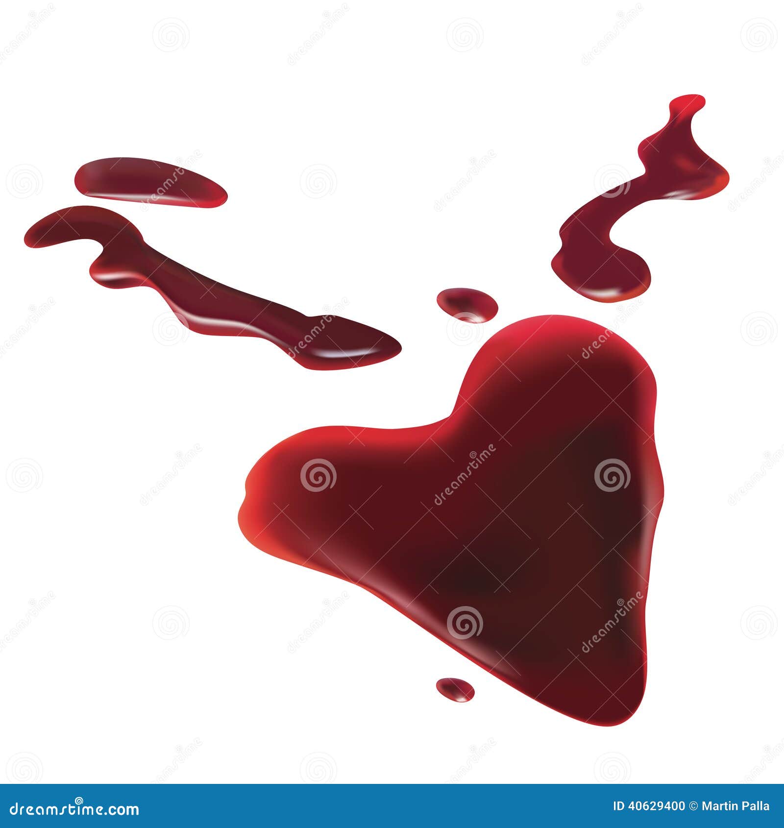 Bloody Heart stock illustration. Illustration of bloody - 40629400