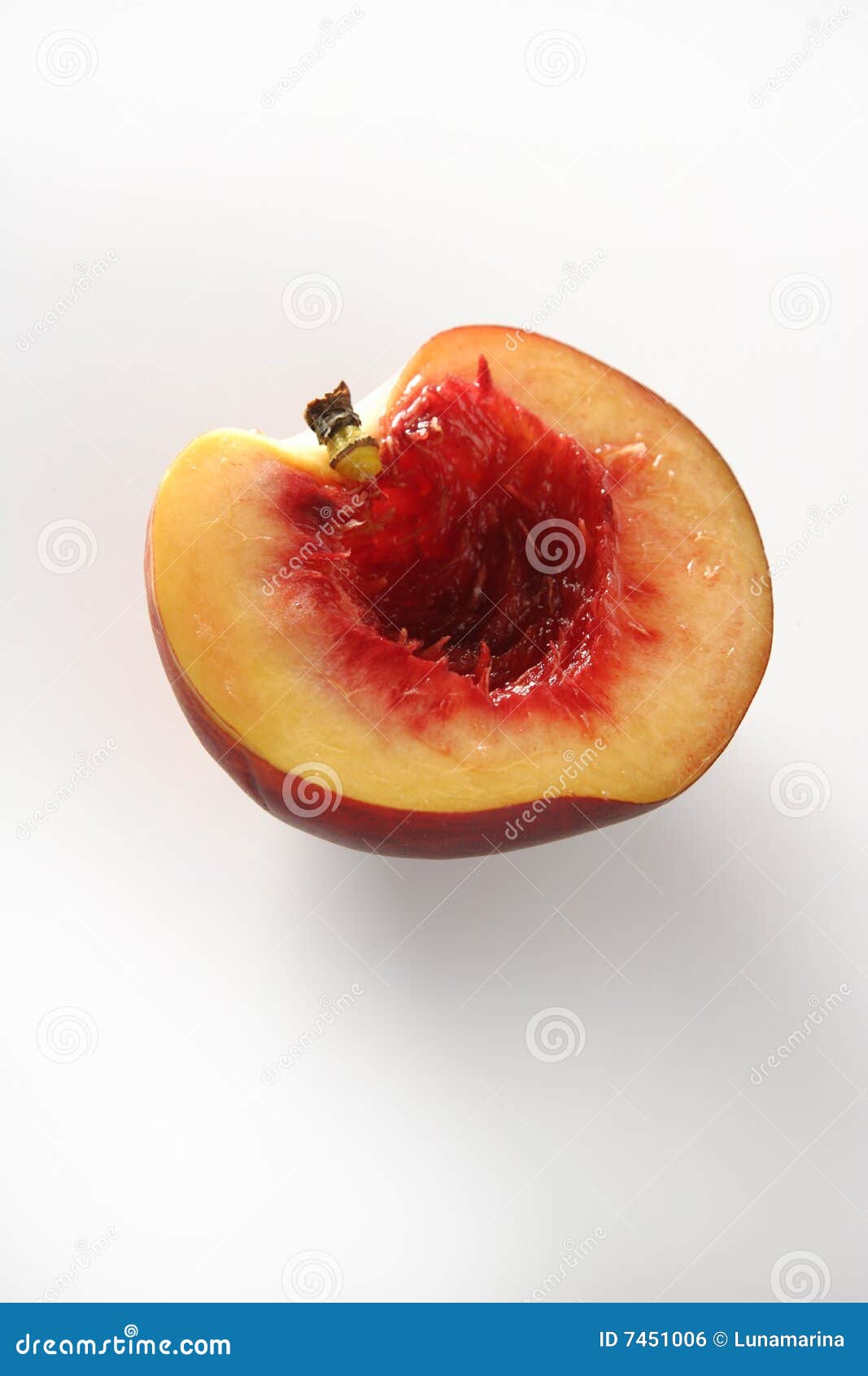 Bloody Inside, Half Cut Peach Stock Photo - Image of aggression ...