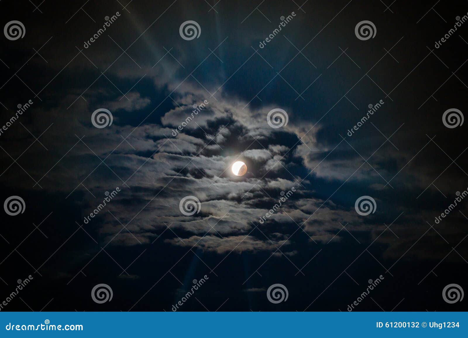 Bloody Moon stock photo. Image of dark, moon, orange - 61200132