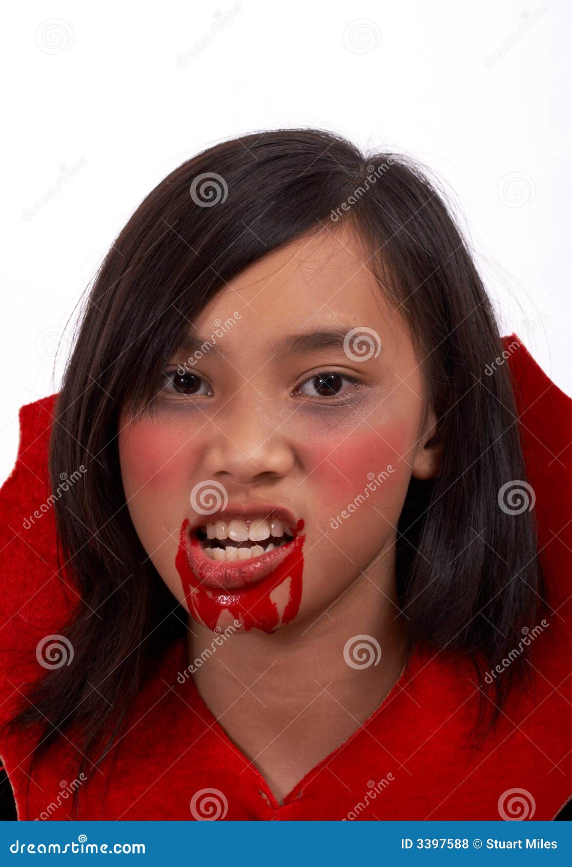 Bloody mouth stock photo. Image of fake, gaze, halloween - 3397588