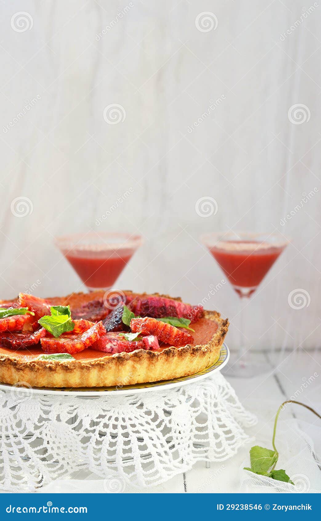Bloody orange pie stock photo. Image of dessert, sweet - 29238546
