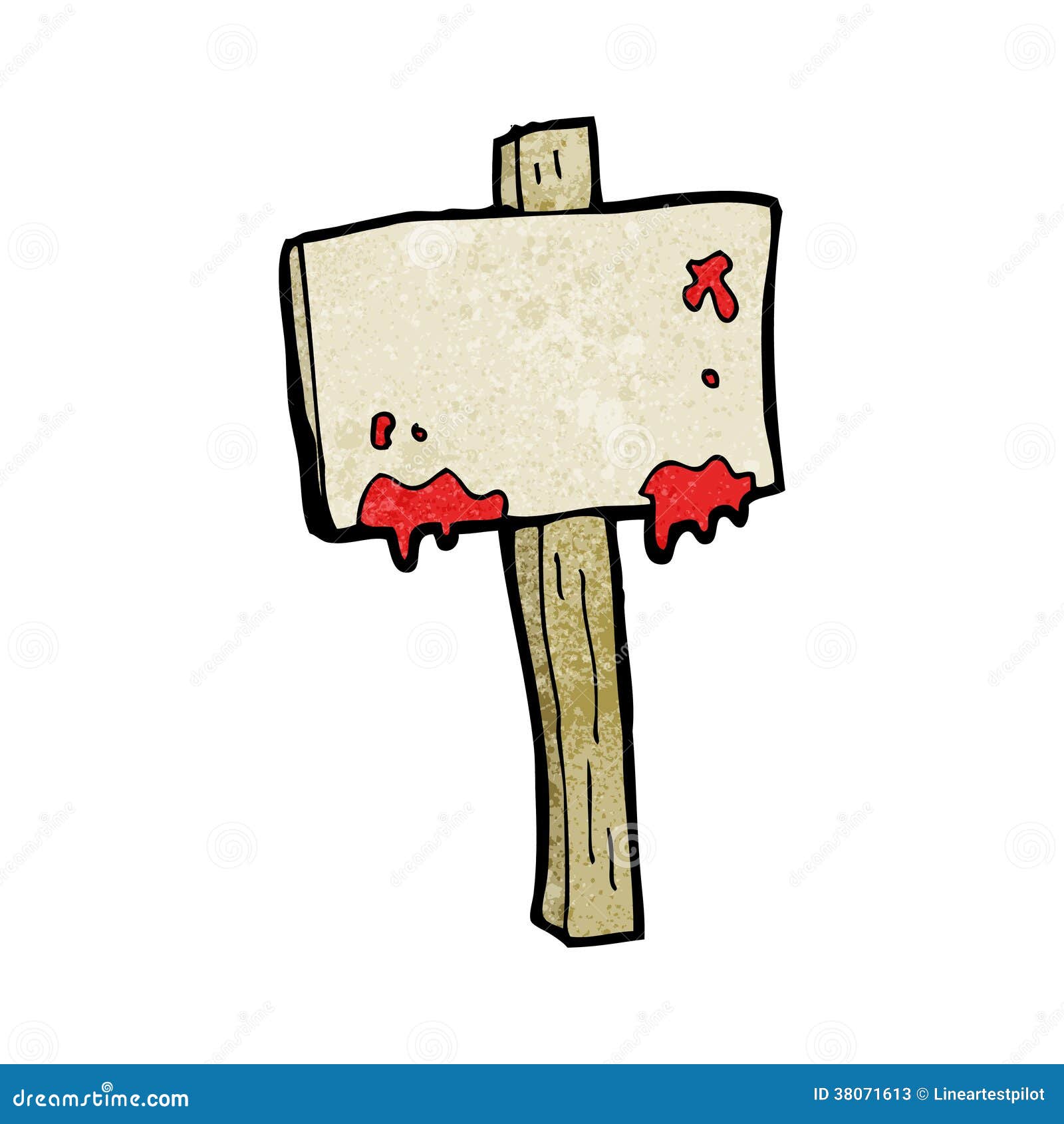 Bloody sign cartoon stock vector. Illustration of bloody - 38071613