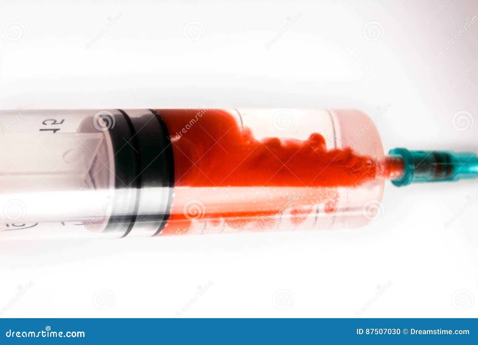 Bloody Stains from Syringe Needle Stock Photo - Image of risk ...