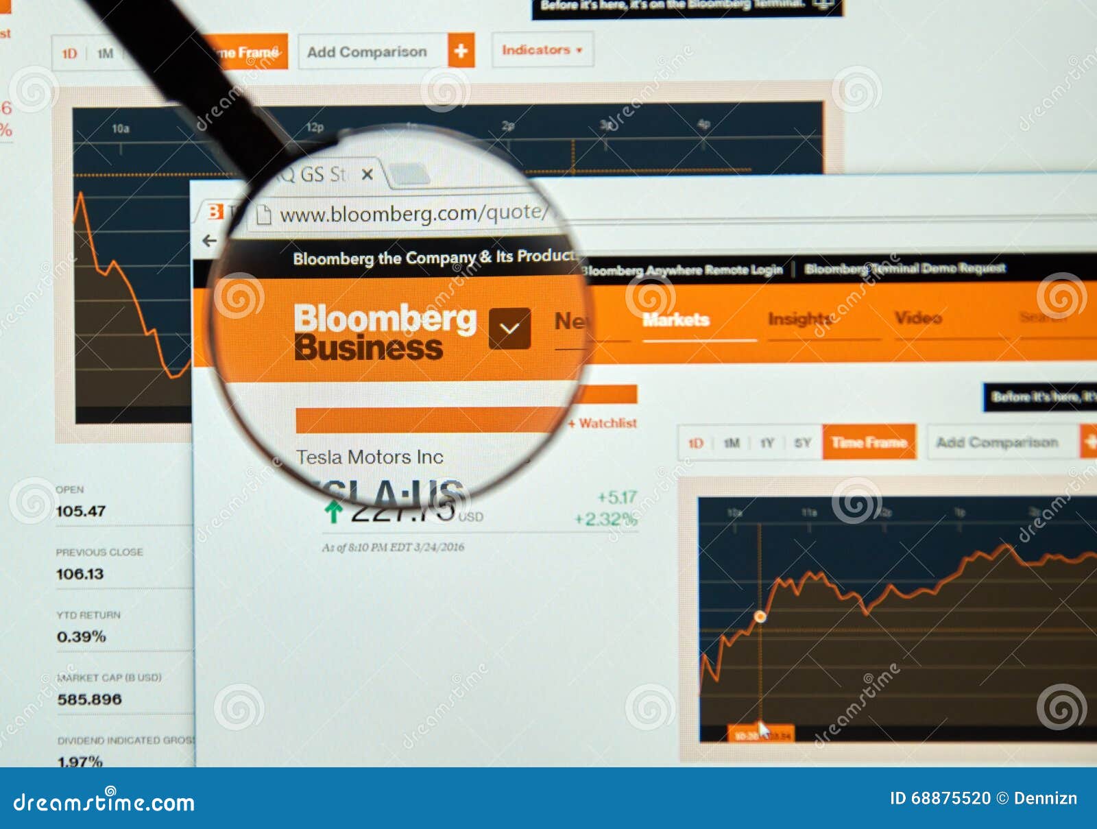 Bloomberg internet page editorial image. Image of connection - 68875520