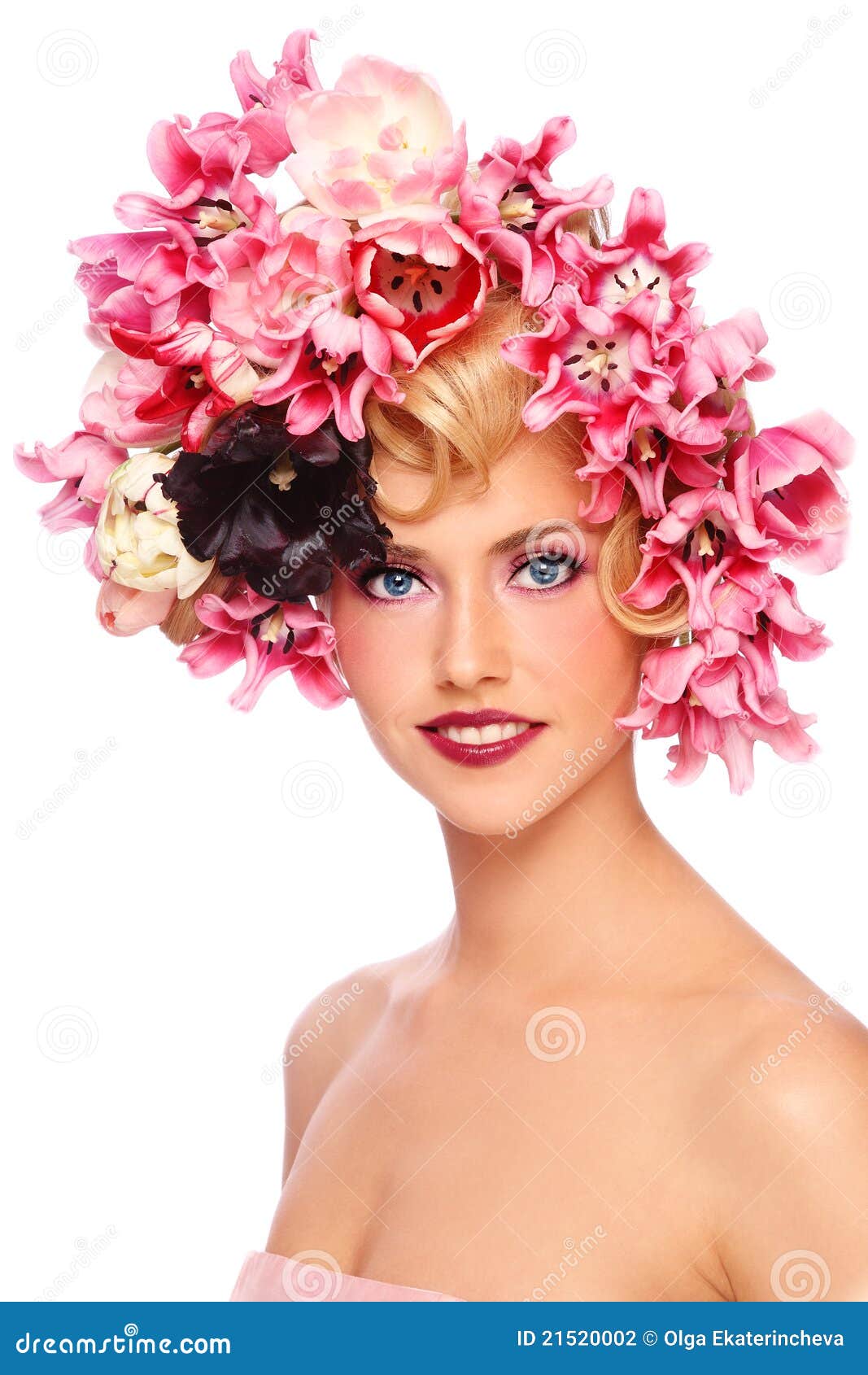 Blooming stock photo. Image of model, fresh, female, attractive - 21520002