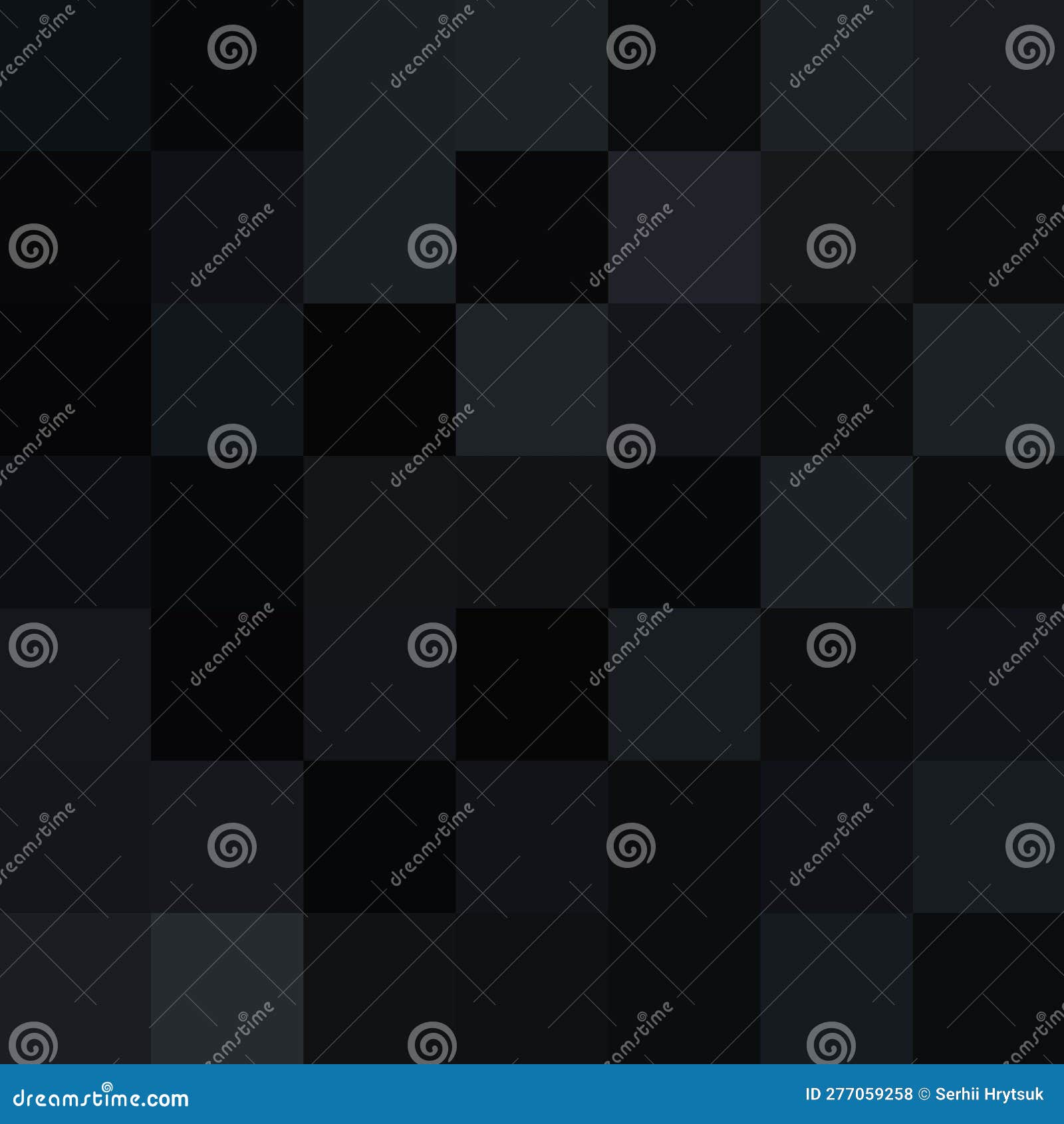 Blooming Pixel Template. Black Pixel Background. Vector Illustration ...