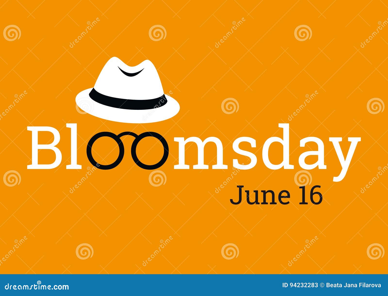 James Joyce Cartoon Character. Vector Illustration. Kids History ...