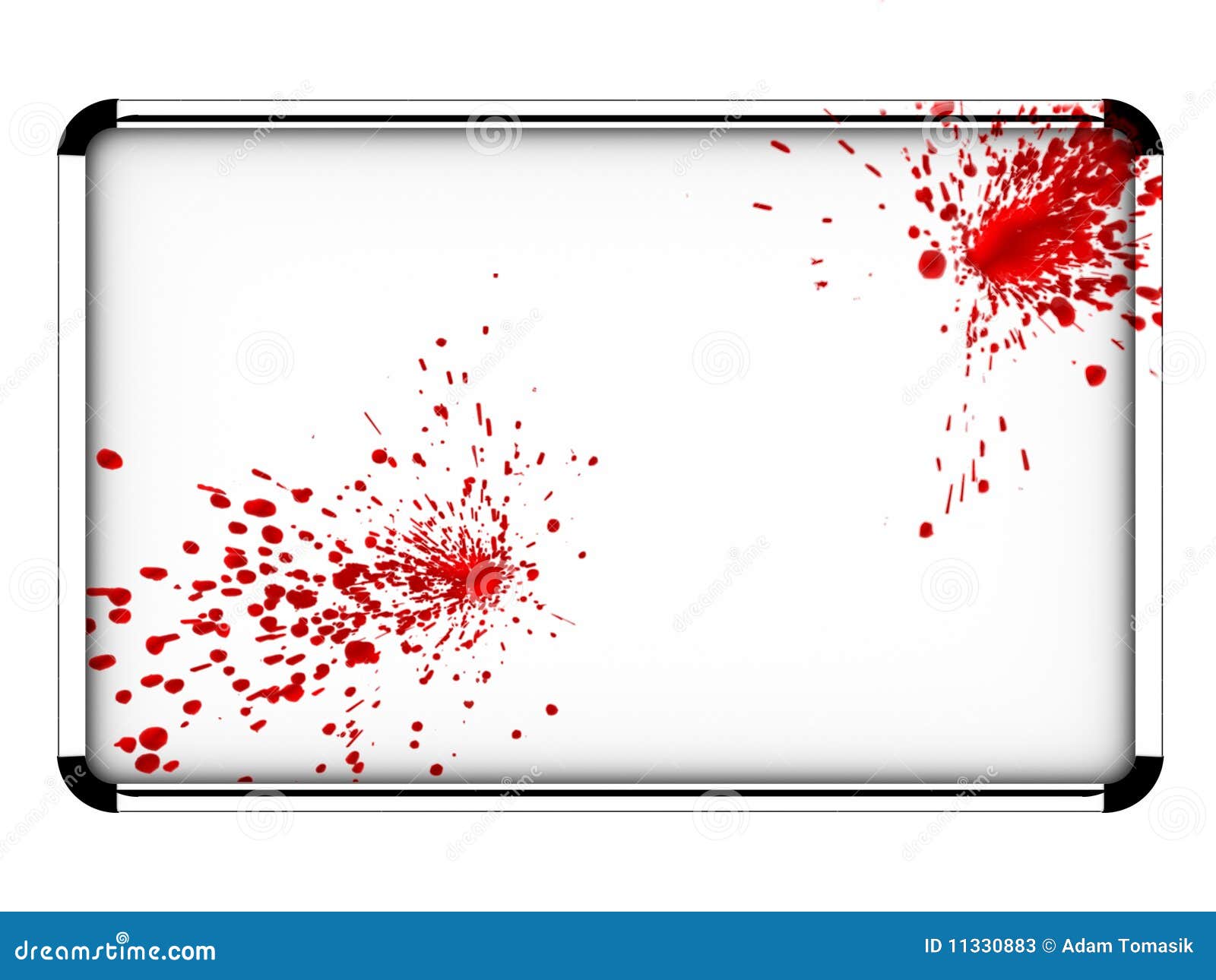 Blooody chrome board. stock illustration. Illustration of planning ...