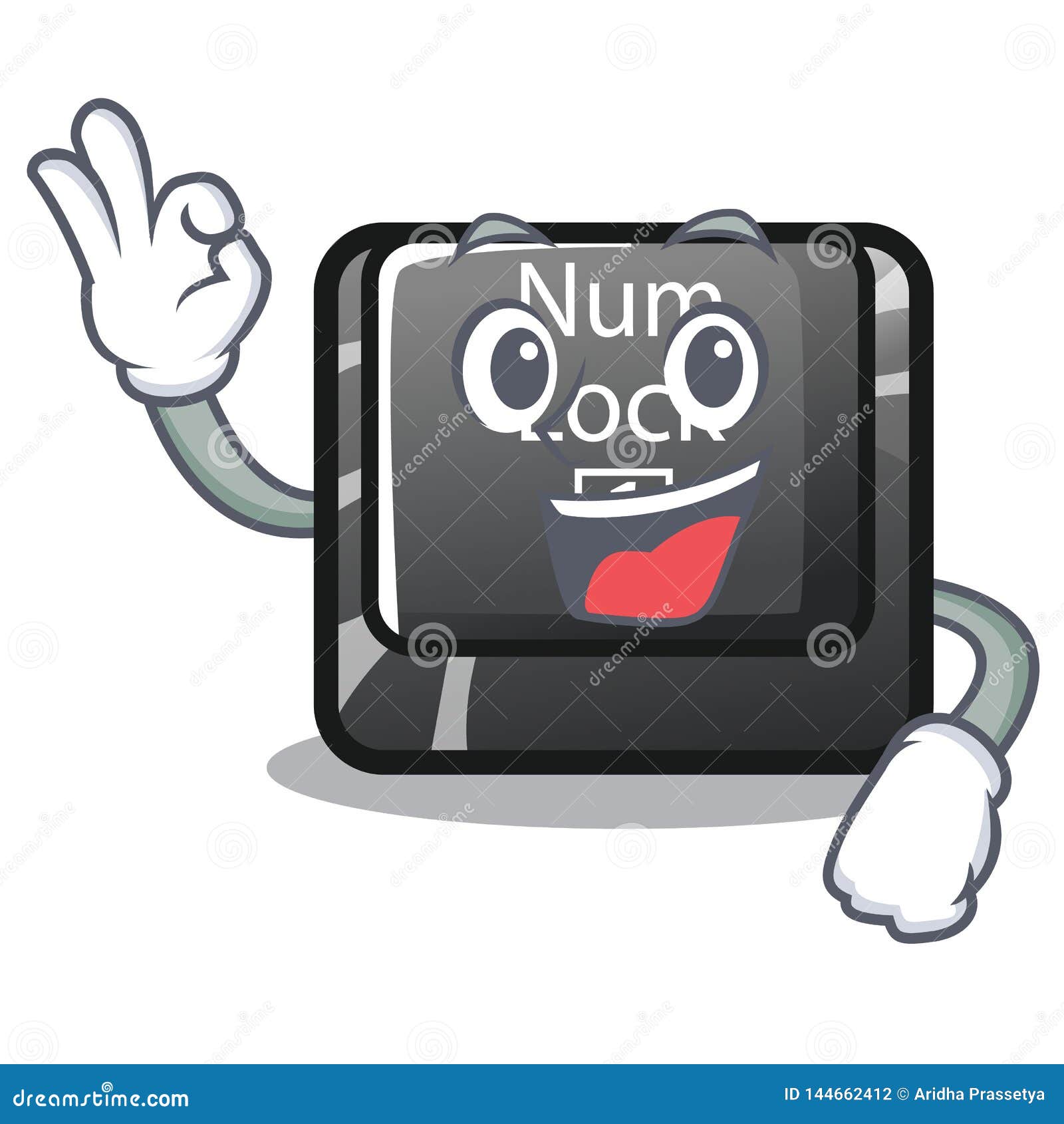 Bloq Num Aceptable En La Forma De La Historieta Ilustración del Vector ...