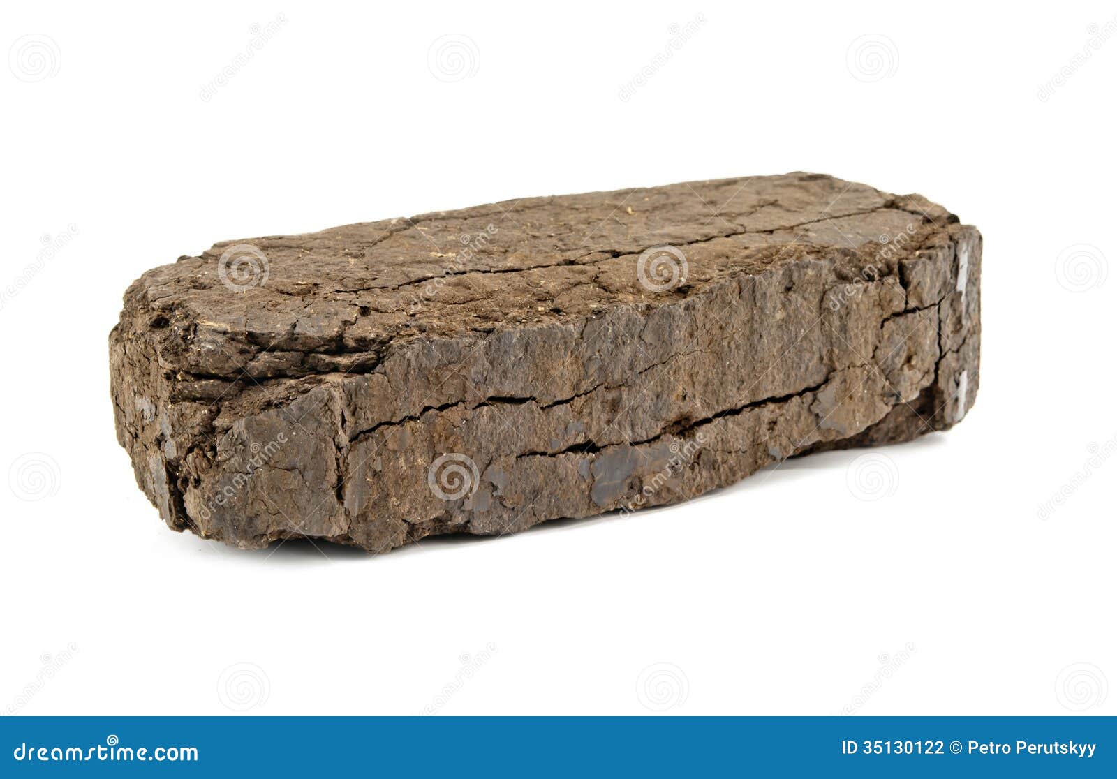 Bloque de la turba foto de archivo. Imagen de quemadura - 35130122