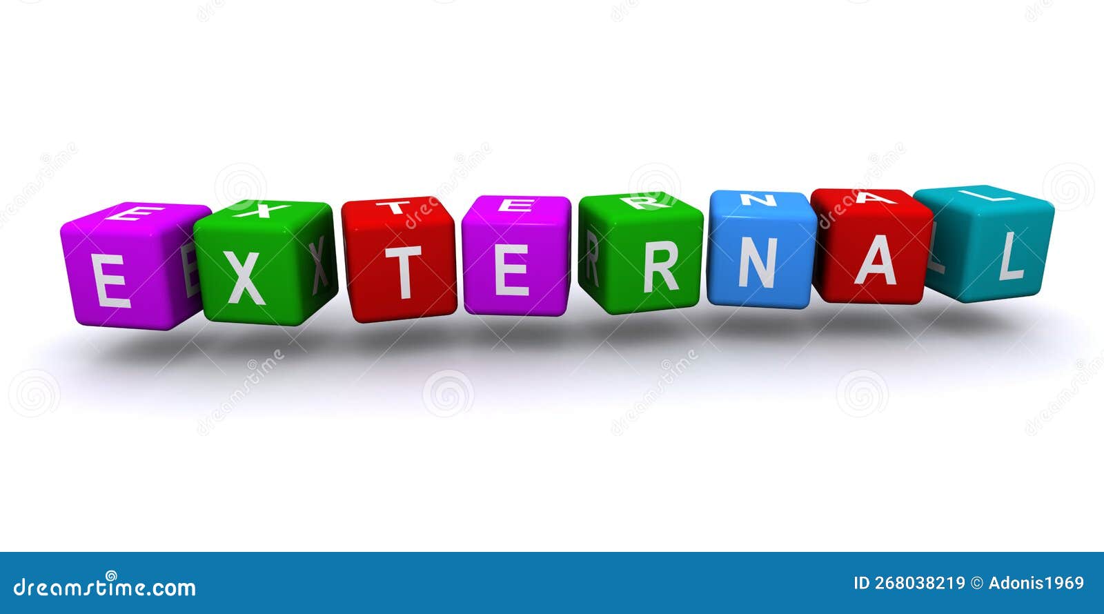 Bloque De Palabras Externo En Blanco Stock de ilustración - Ilustración ...