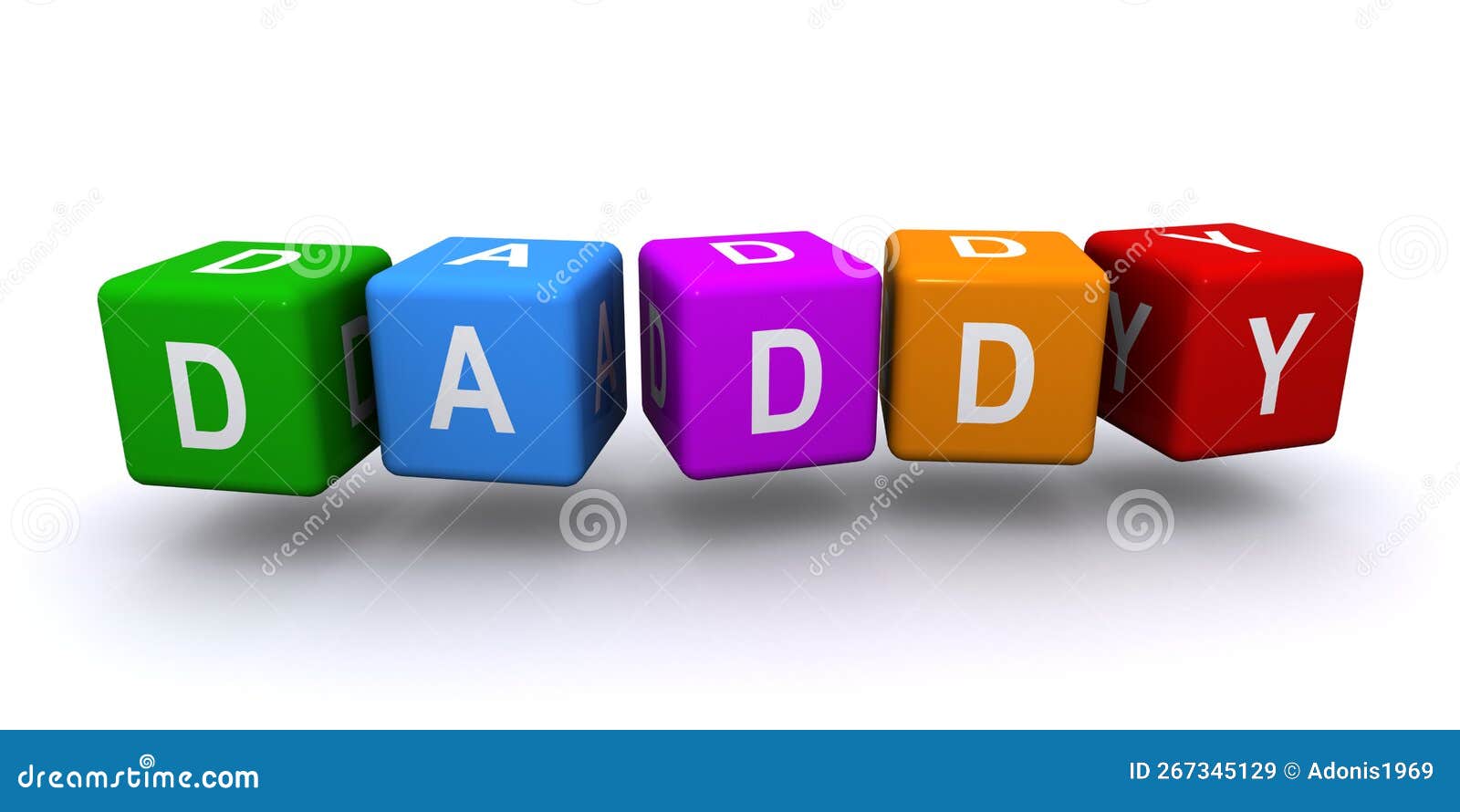 Bloque De Palabras De Papi En Blanco Stock de ilustración - Ilustración ...