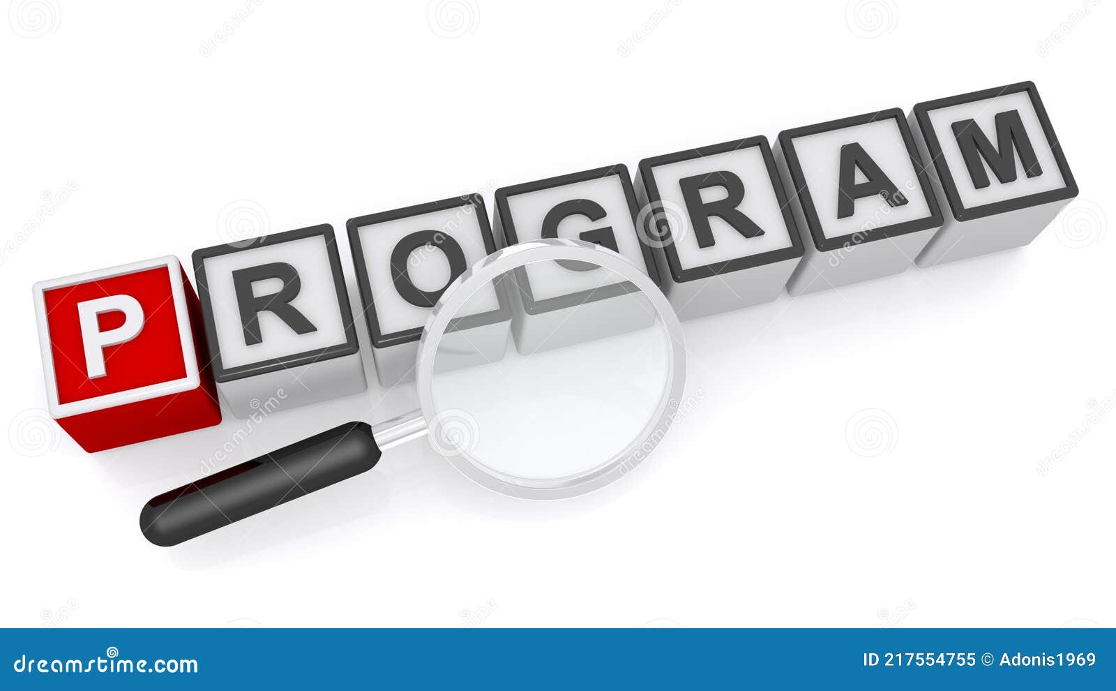 Bloque De Palabras De Programa Stock de ilustración - Ilustración de ...