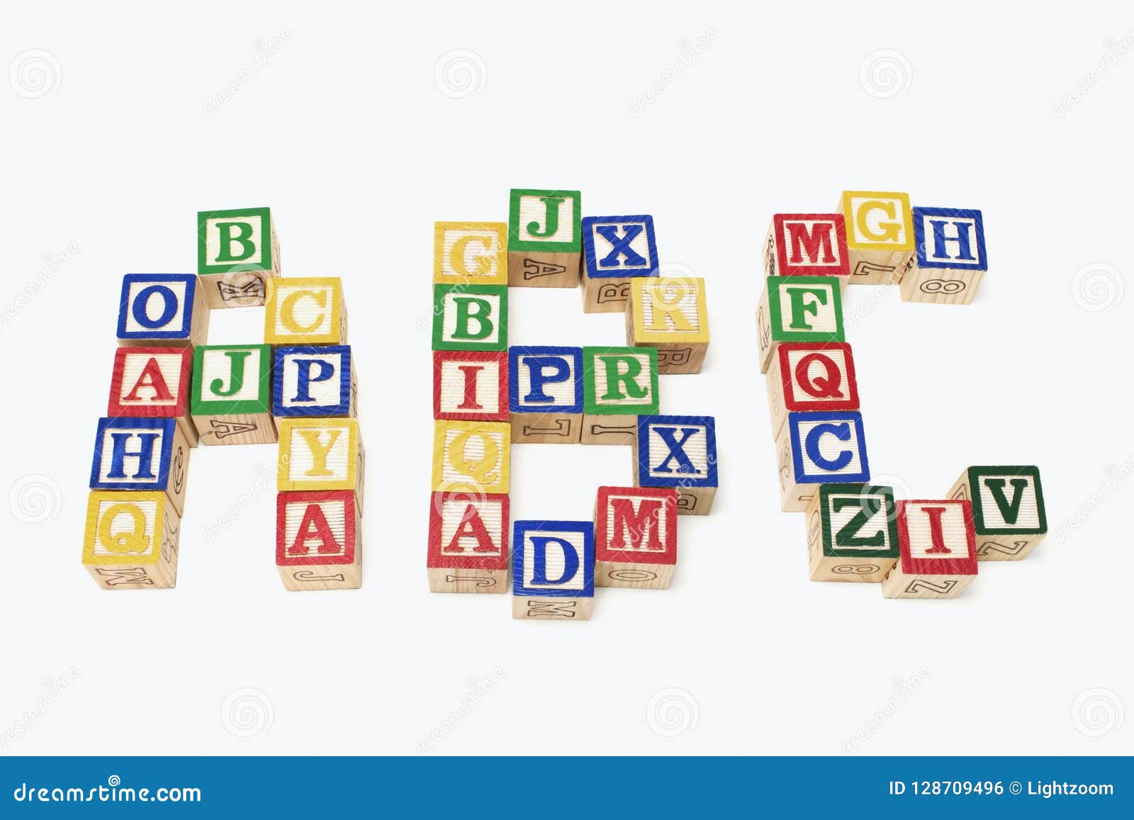 Bloques del alfabeto foto de archivo. Imagen de estudio - 128709496