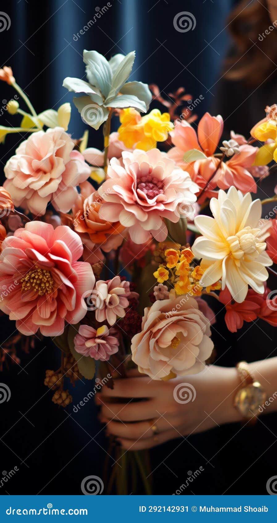 Blossom Assembly Creating a Captivating Bouquet with an Array of ...